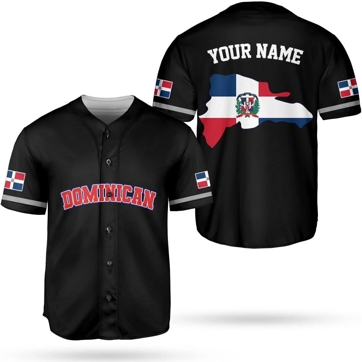 Personalized Dominican Republic Baseball Jersey Shirt,Team Name ...