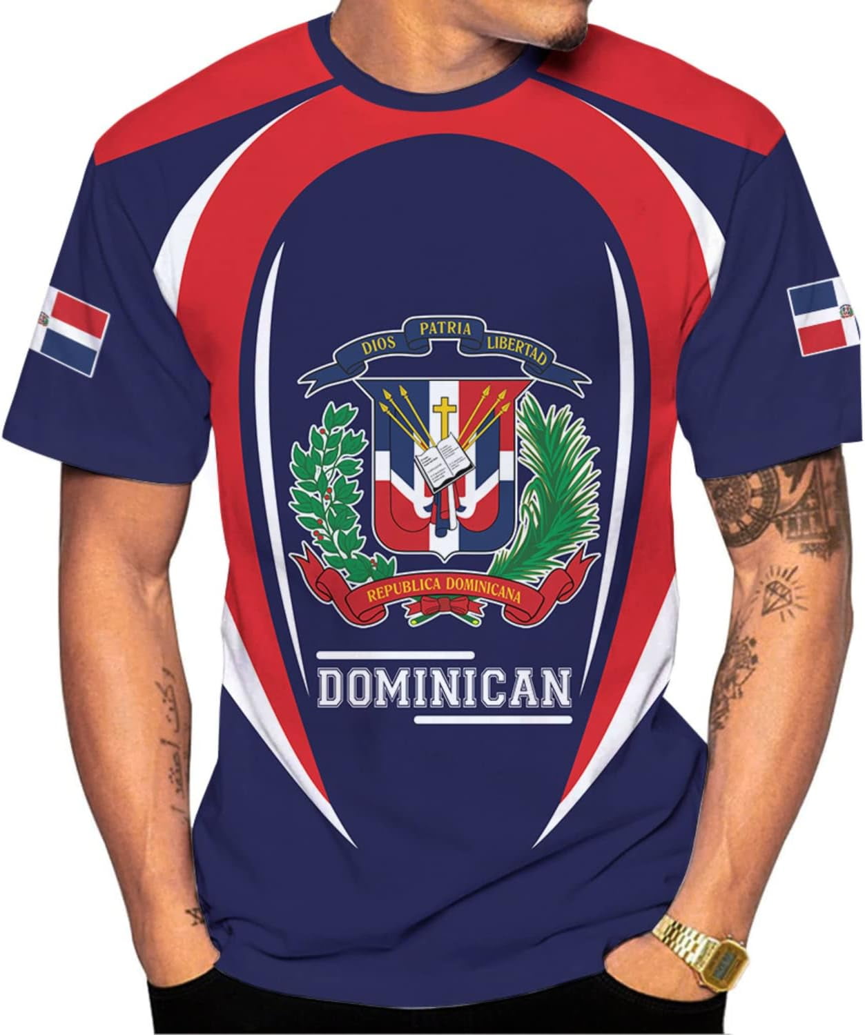 Personalized Dominican Republic Shirts 3D, Republica Dominicana Tshirt ...