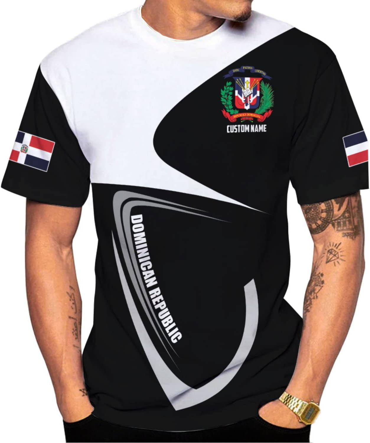 Personalized Dominican Republic Shirts 3D, Republica Dominicana Tshirt ...