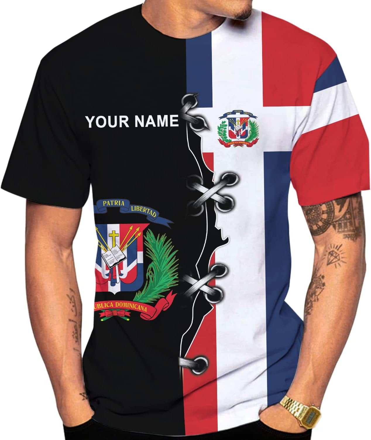Personalized Dominican Republic Shirts 3D, Republica Dominicana Tshirt ...