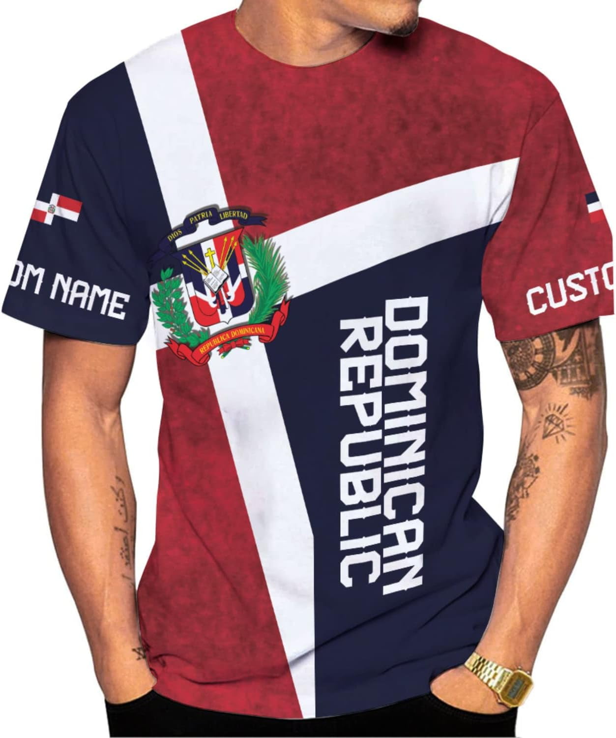 Personalized Dominican Republic Shirts 3D, Republica Dominicana Tshirt ...