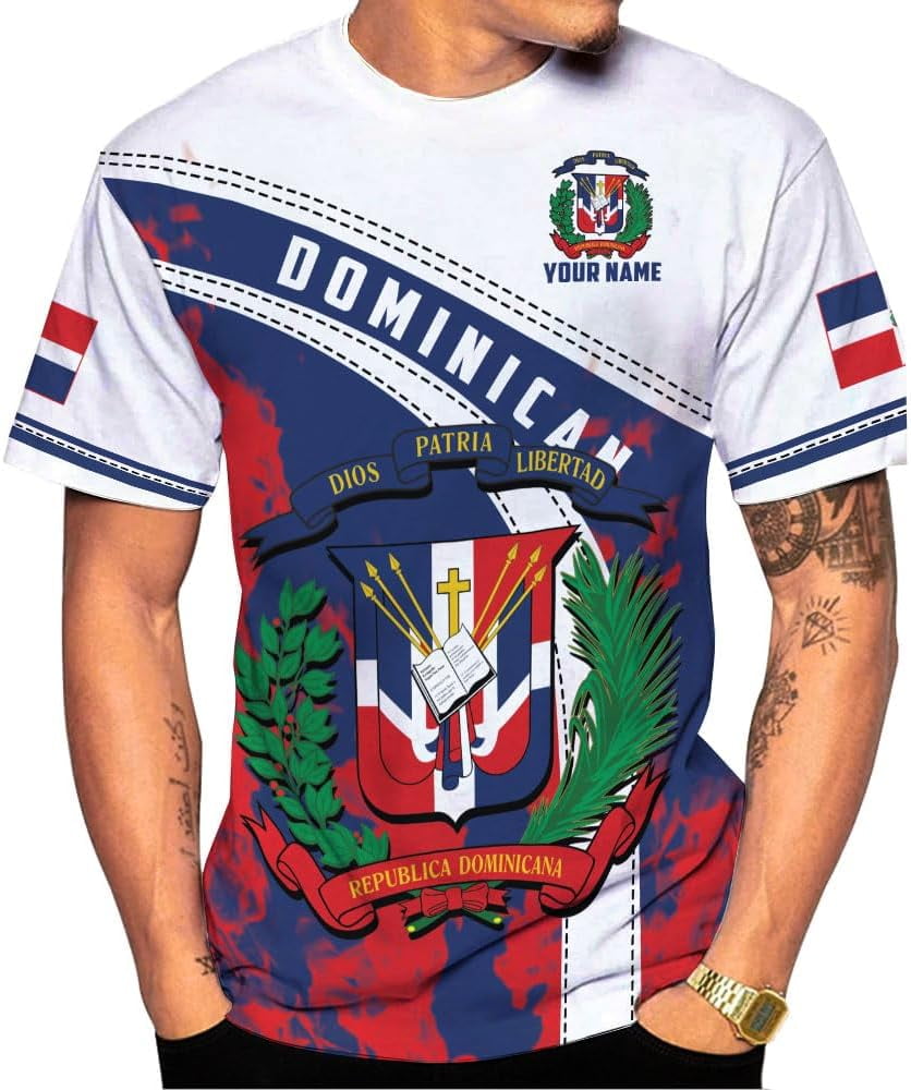 Personalized Dominican Shirt 3D, Dominican Republic Shirts, Dominican ...
