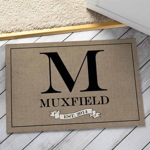 Personalized Doormat - Family Name Welcome Mat - Walmart.com