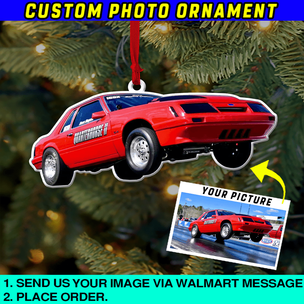 Personalized Drag racing Ornament, Drag racing Christmas tree décor ...