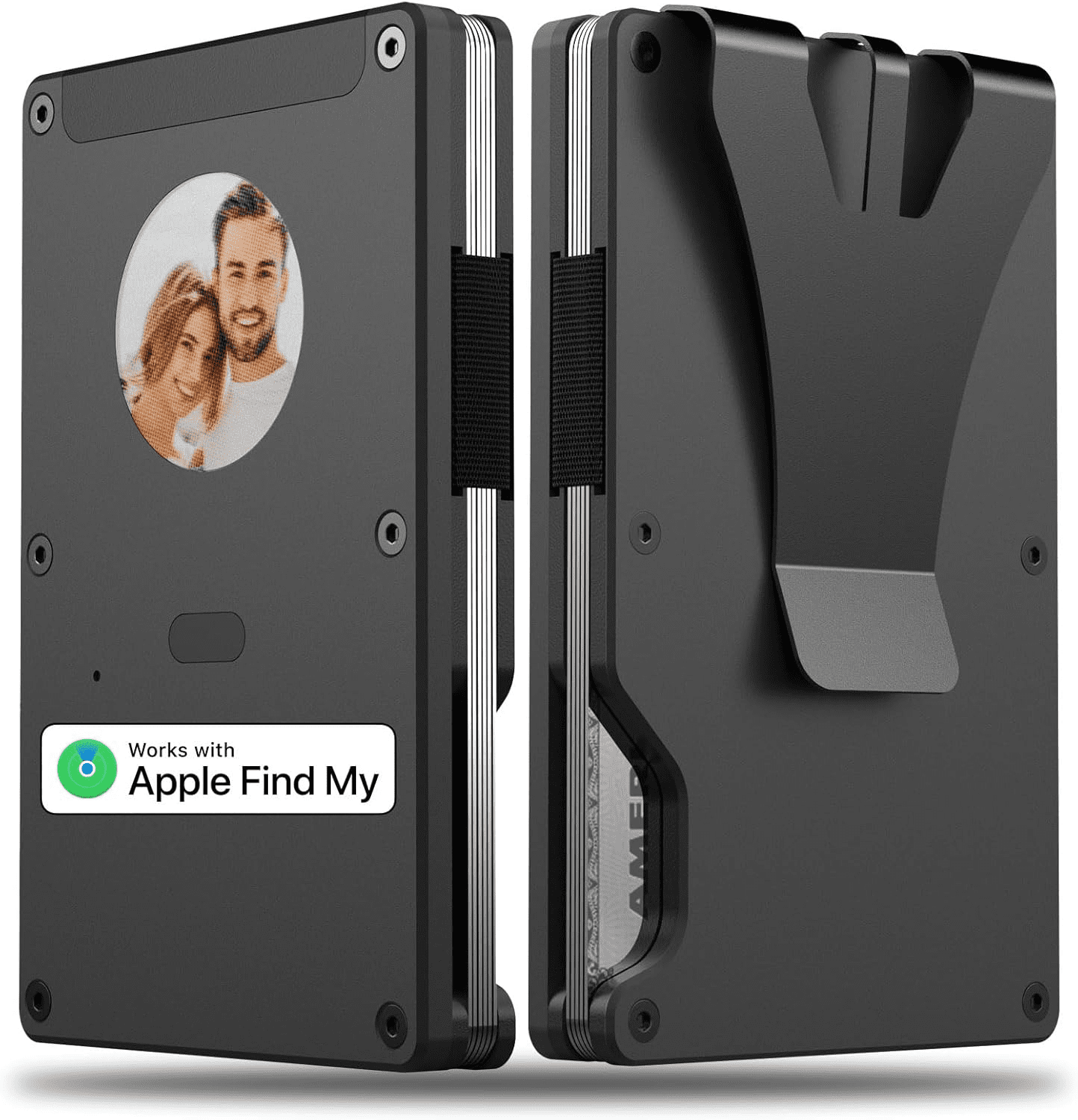 Personalized E-Ink Air Tag Wallet- Trackable Wallet with Custom E-Photo ...