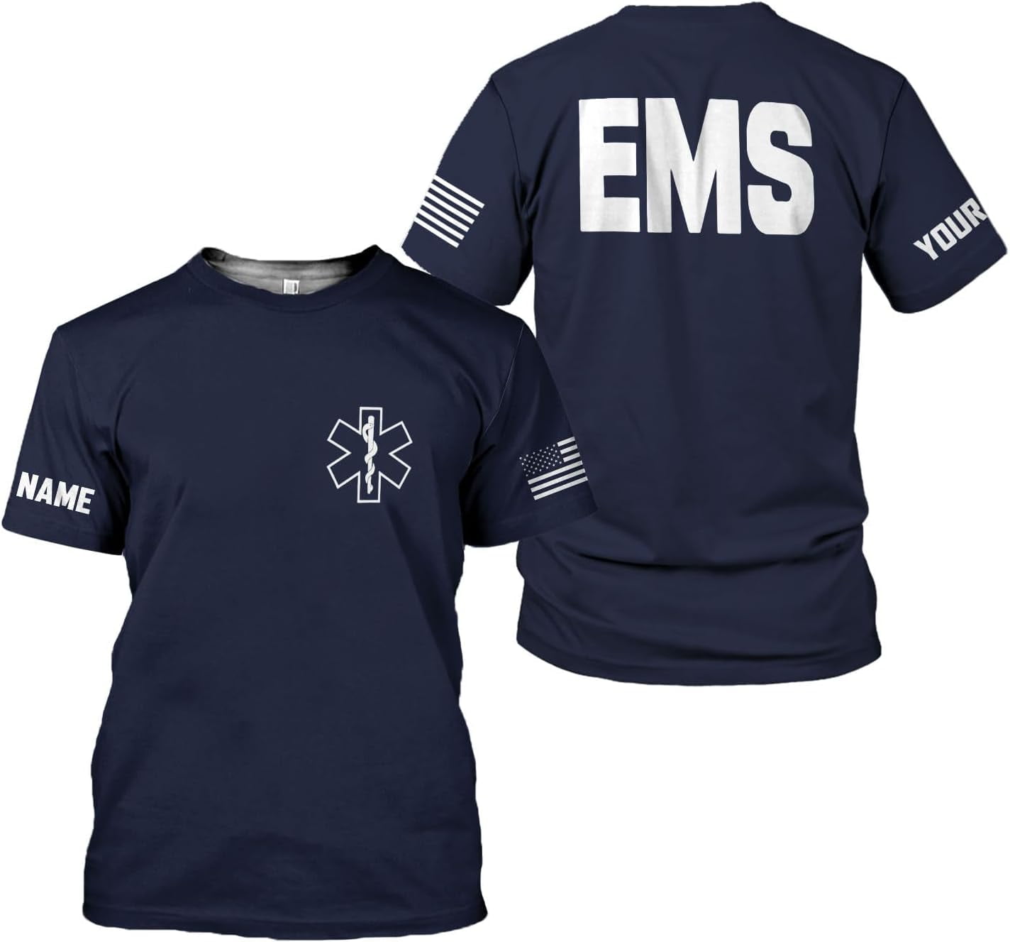 Personalized EMT Shirt, EMS Shirt, Customized EMS Shirts,EMT Paramedic ...
