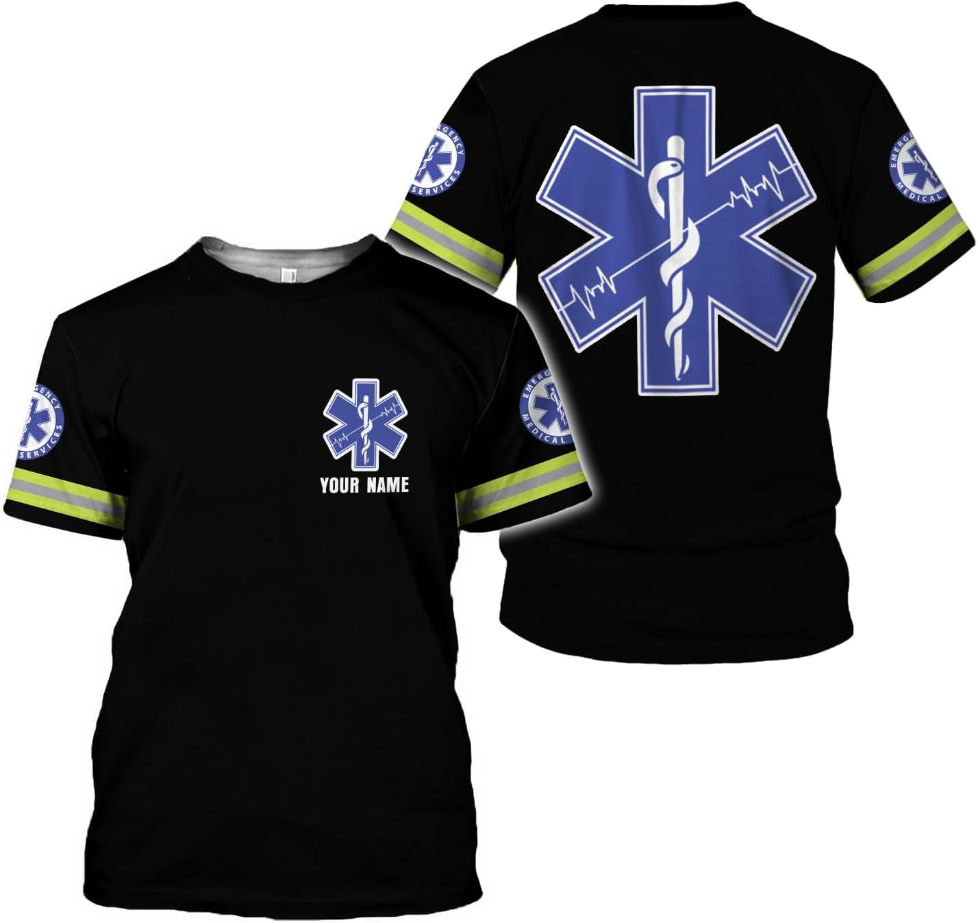 Personalized EMT Shirt, EMS Shirt, Customized EMS Shirts,EMT Paramedic ...