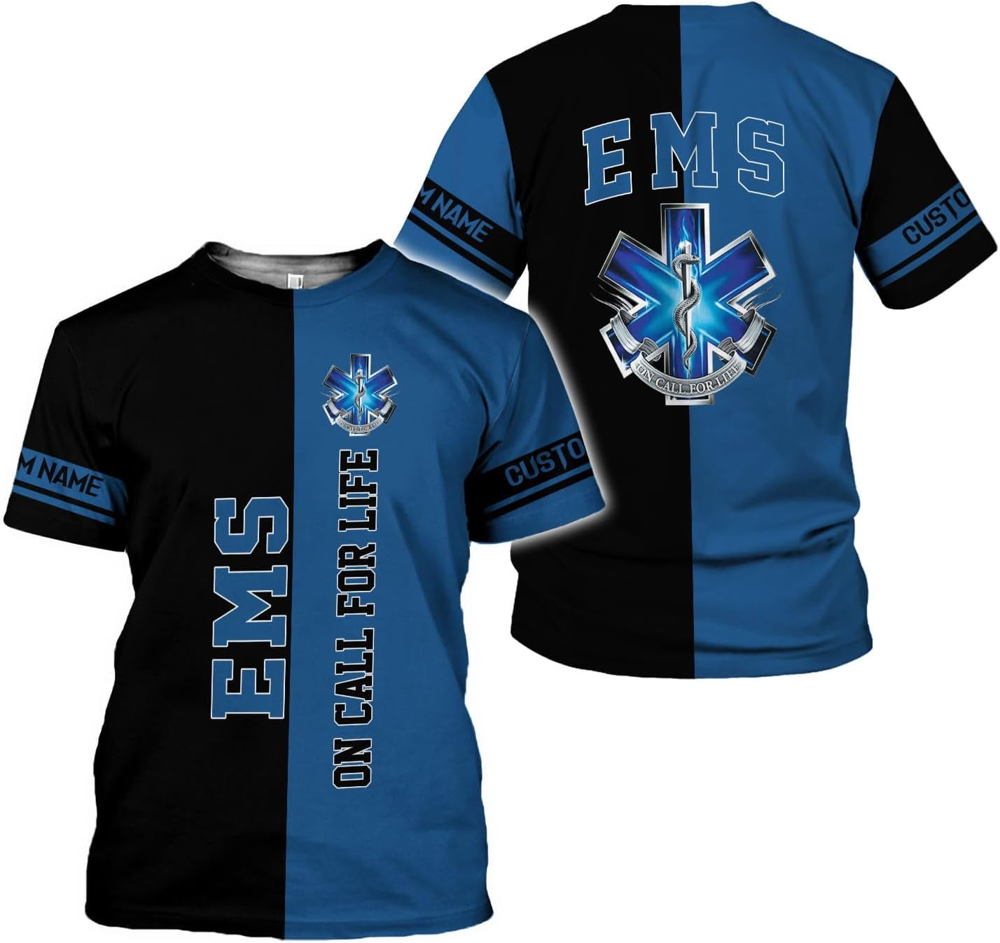Personalized EMT Shirt, EMS Shirt, Customized EMS Shirts,EMT Paramedic ...
