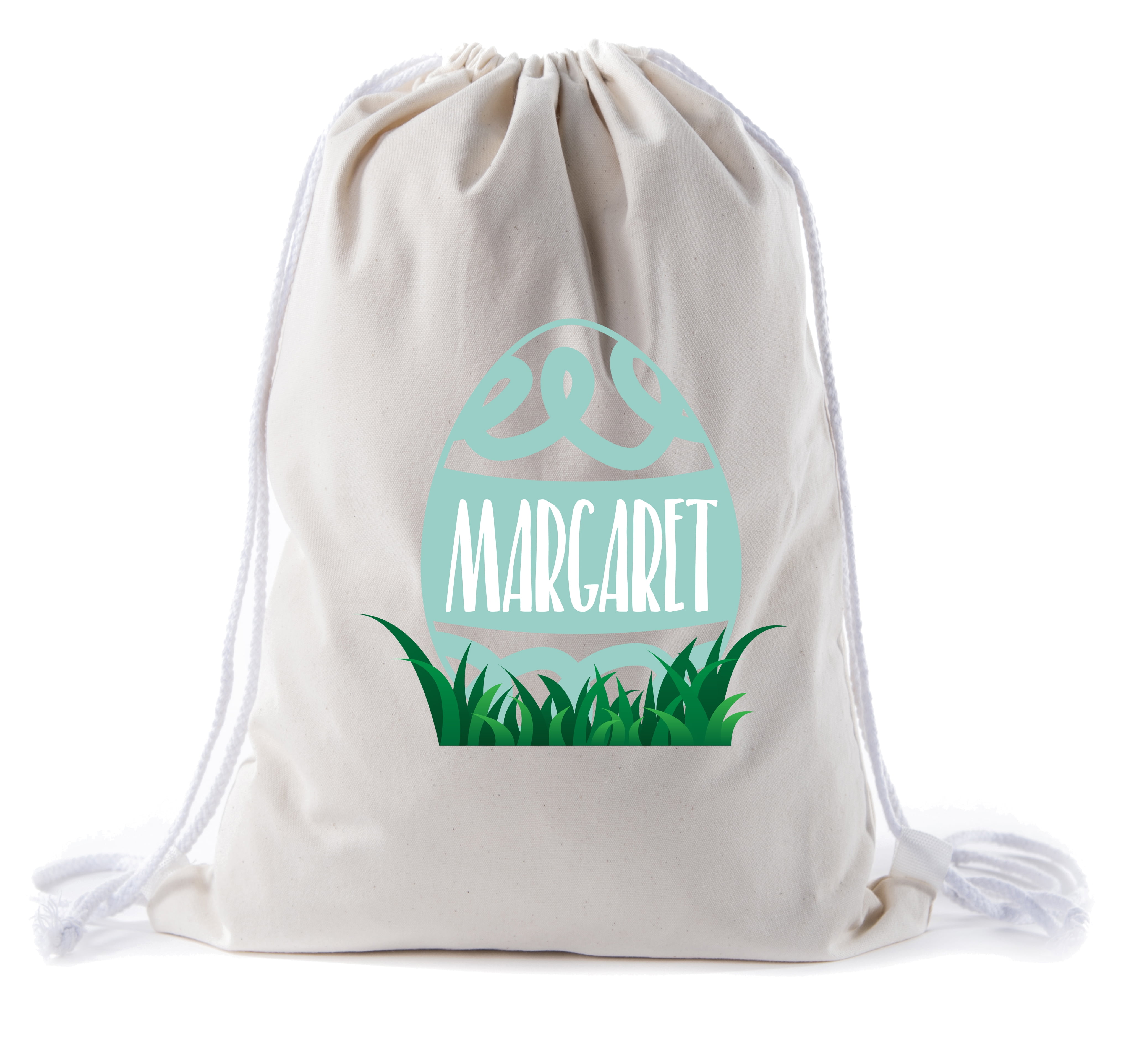Personalized Easter Basket Bags, Cotton Drawstring Backpacks Custom ...