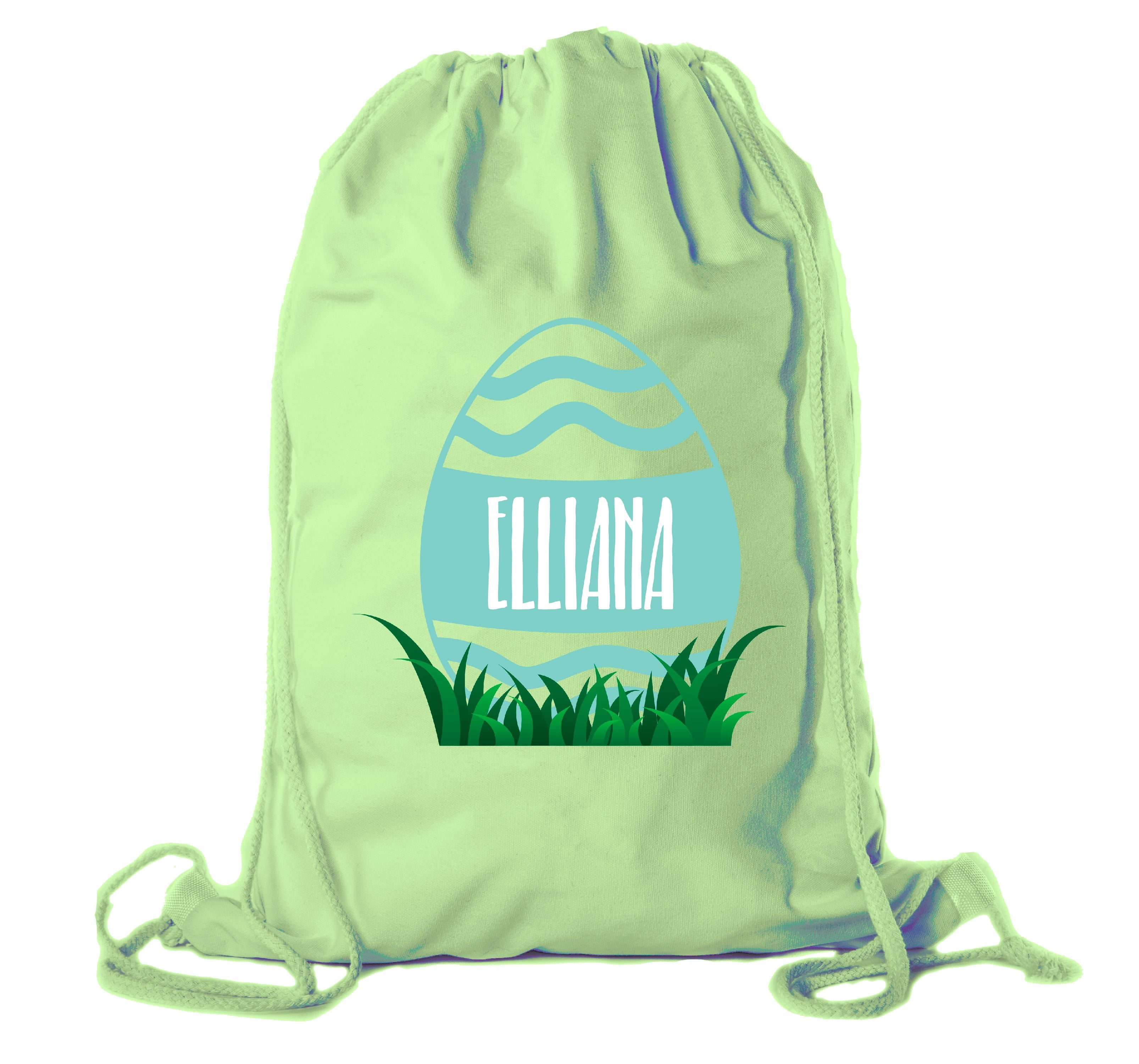 Personalized Easter Basket Bags, Cotton Drawstring Backpacks Custom ...