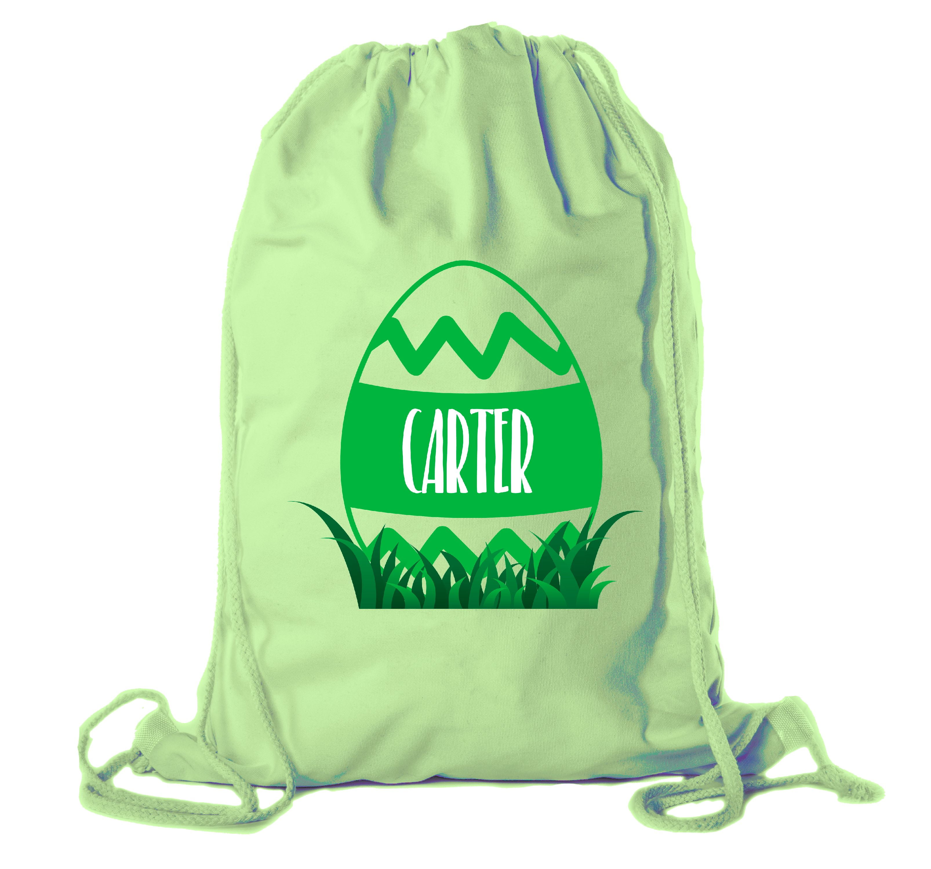 Personalized Easter Basket Bags, Cotton Drawstring Backpacks Custom ...