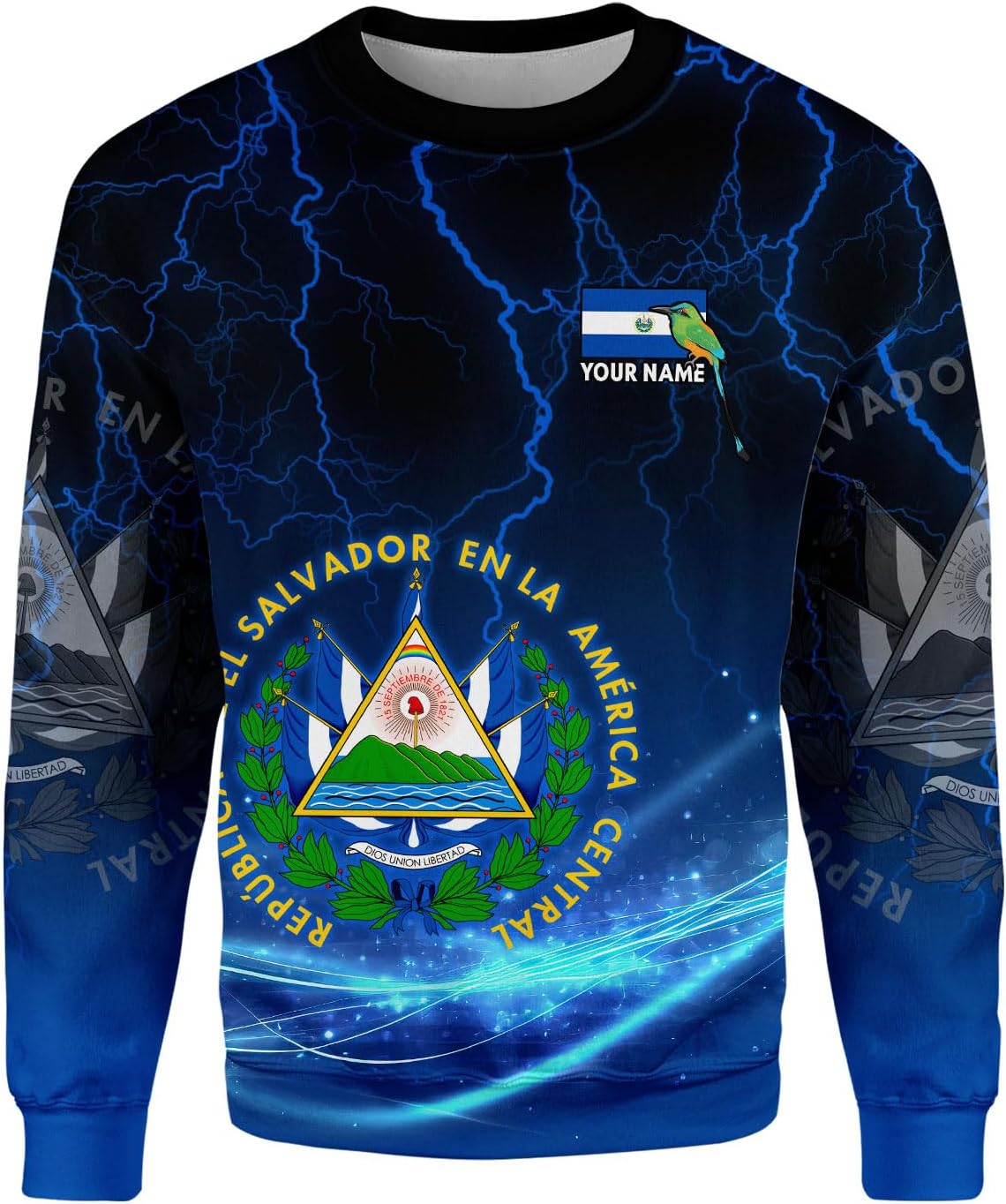 Personalized El Salvador Shirt Custom Camiseta de El Salvador Flag ...