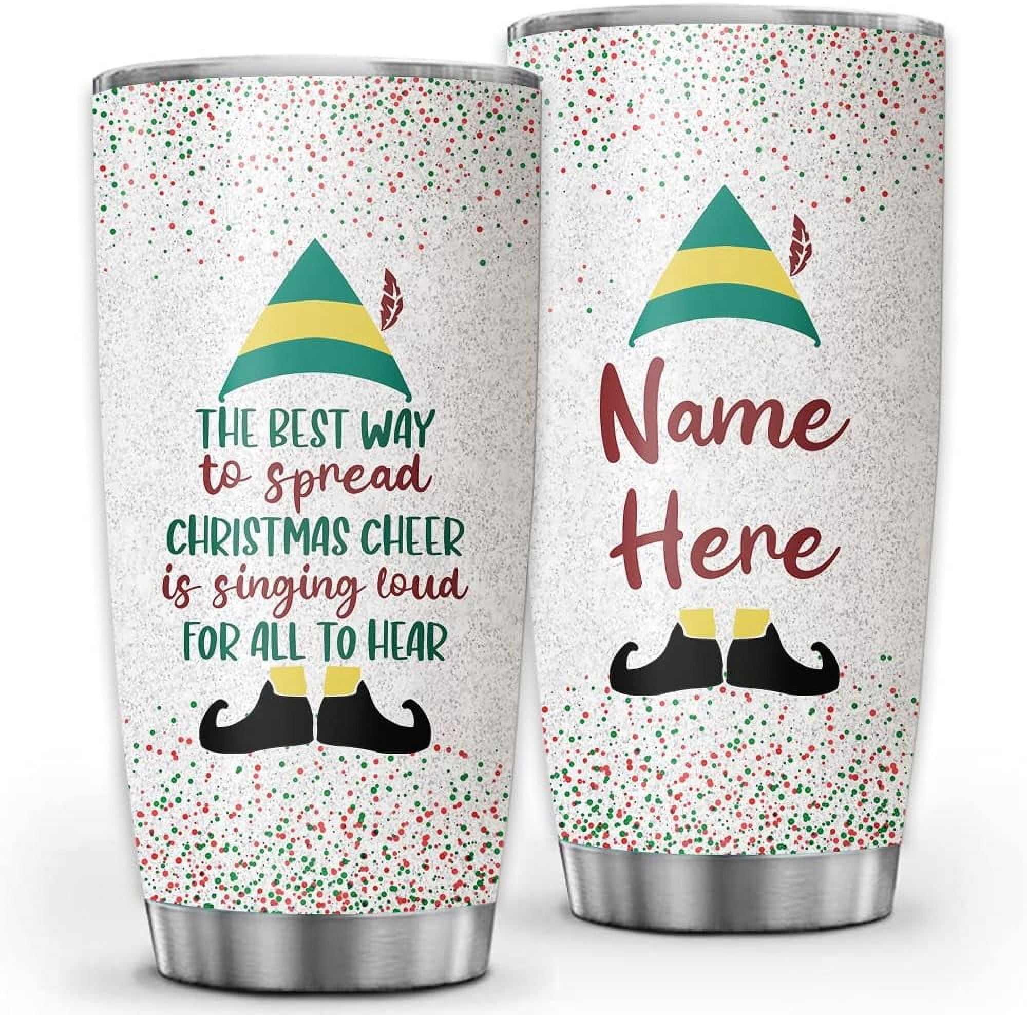 Personalized Elf Christmas Movie Tumbler Cup, Xmas Gift For Men, Woman ...