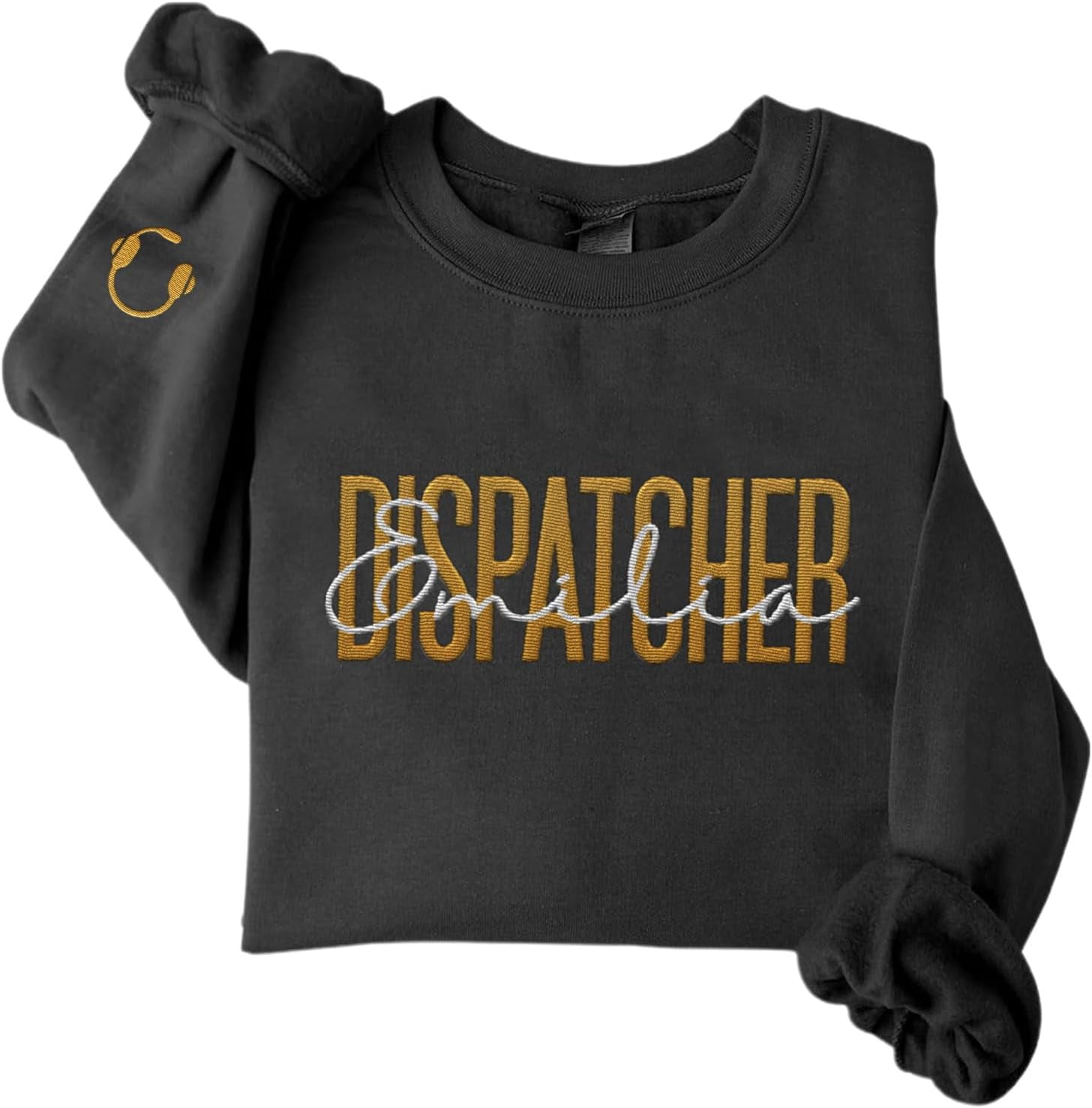 Personalized Embroidered Dispatcher 911 Sweatshirt, Pulse Dispatch ...