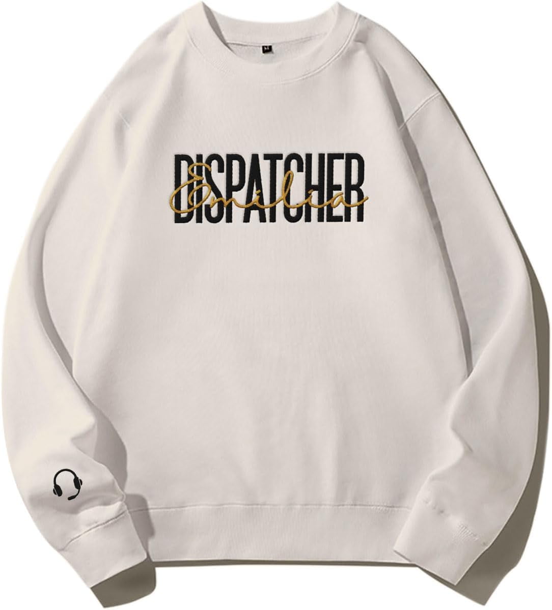 Personalized Embroidered Dispatcher 911 Sweatshirt, Pulse Dispatch ...