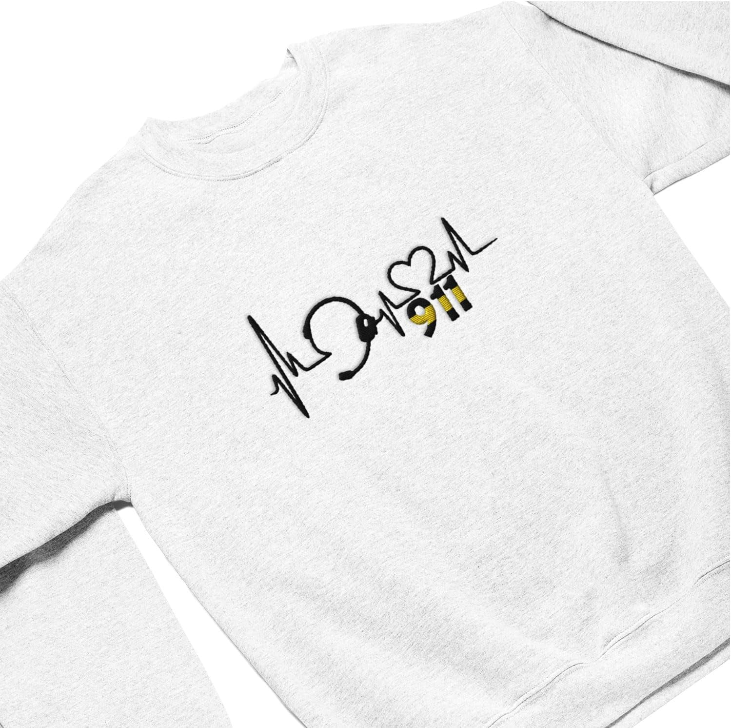Personalized Embroidered Dispatcher 911 Sweatshirt, Pulse Dispatch ...