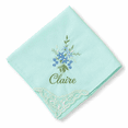 Personalized Embroidered Handkerchief with Custom Name, Floral Lace ...