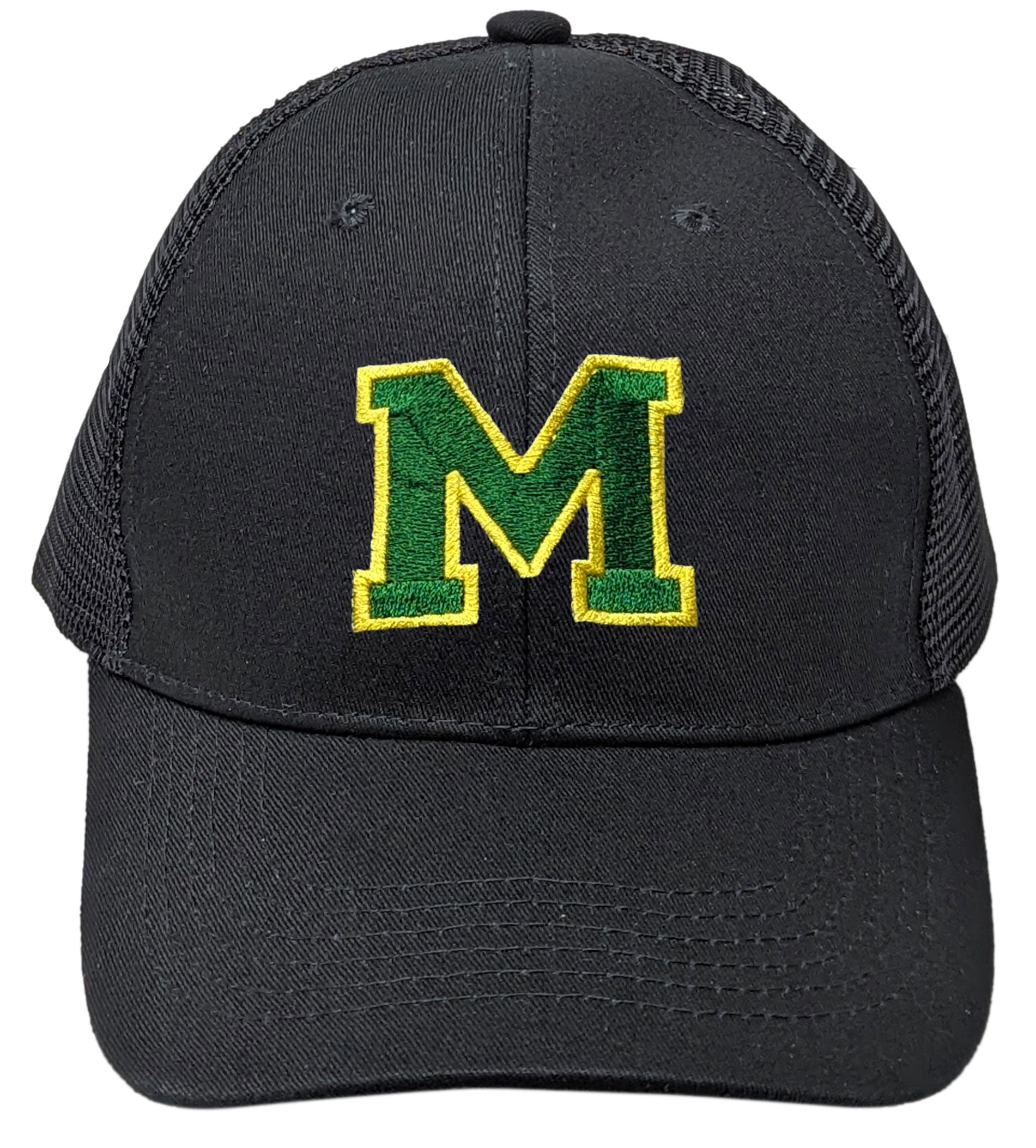 Personalized Embroidered Varsity Letter and Number Baseball Cap ...
