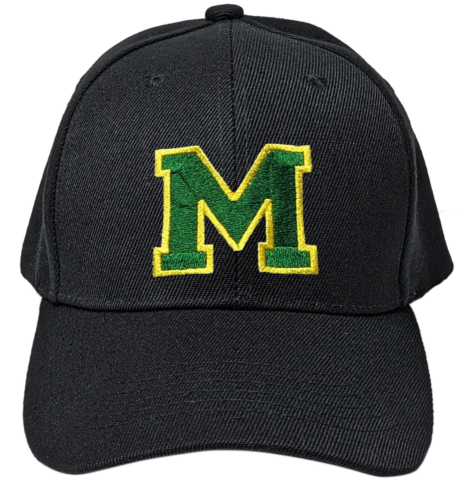 Personalized Embroidered Varsity Letter and Number Baseball Cap ...