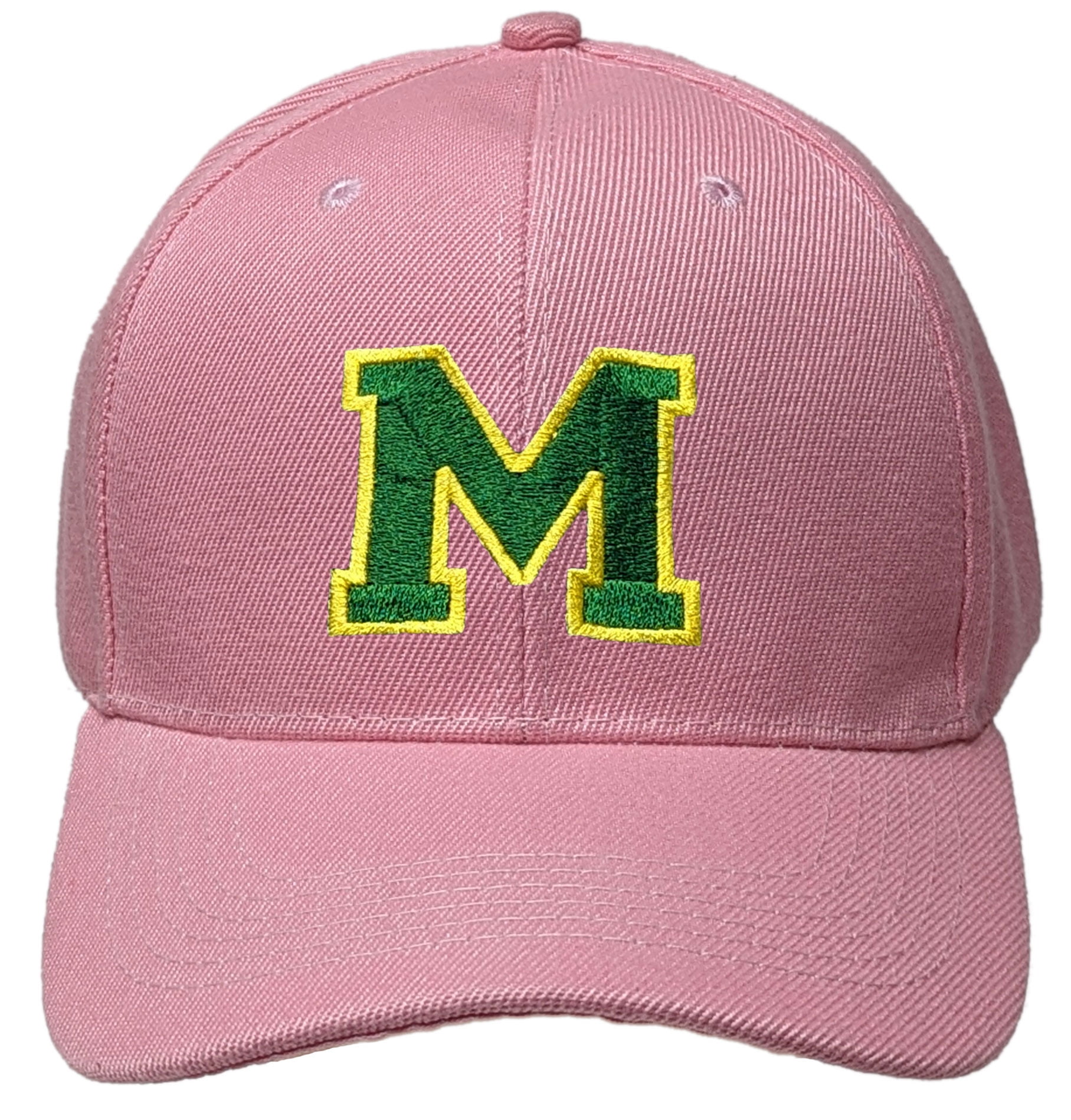 Personalized Embroidered Varsity Letter and Number Baseball Cap ...