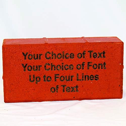 Personalized Engraved Brick Paver Any Text Laser Engraved - Custom ...