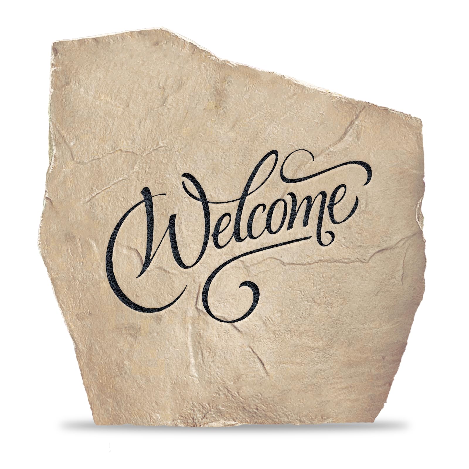 Personalized Engraved Welcome Garden Stone for Outdoor Decor, Durable ...