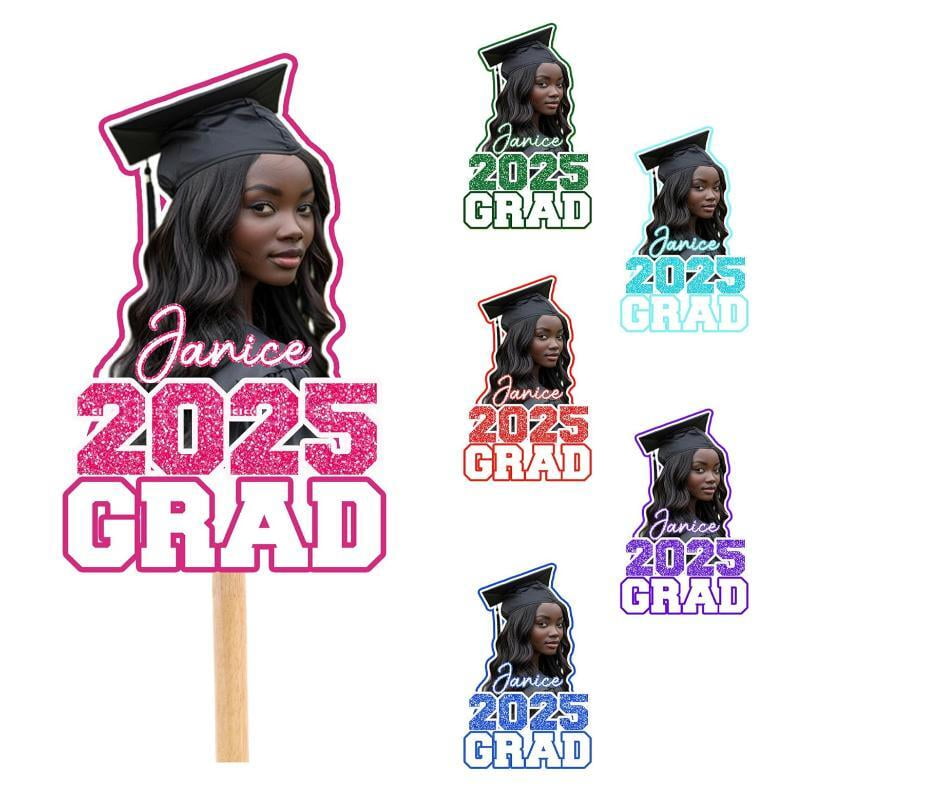 Personalized Face Photo Graduation Wooden Standing Custom Cardboard Big ...