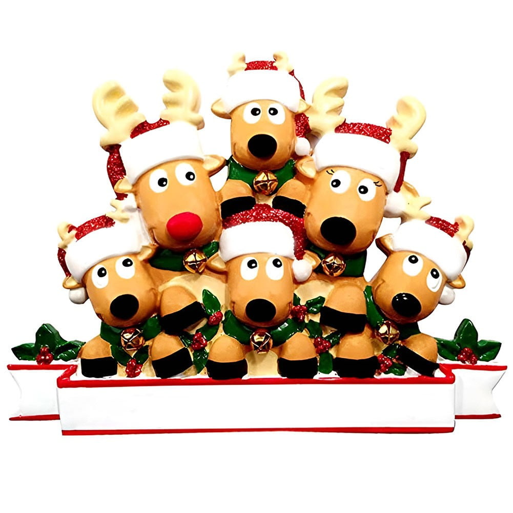 Personalized Family Bauble Decor 2PCS Custom Ornaments for Your ...