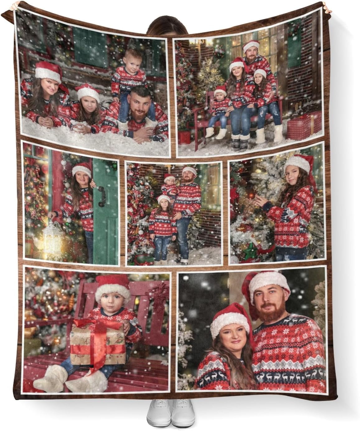 Personalized Family Blankets with Text Custom Blankets with Photos for ...