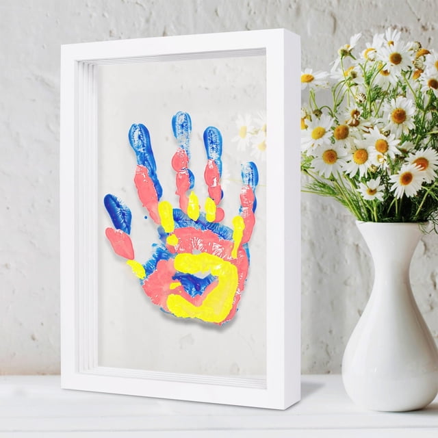 Personalized Family Handprint Kit with 5ml Paints DIY Keepsake Frame ...