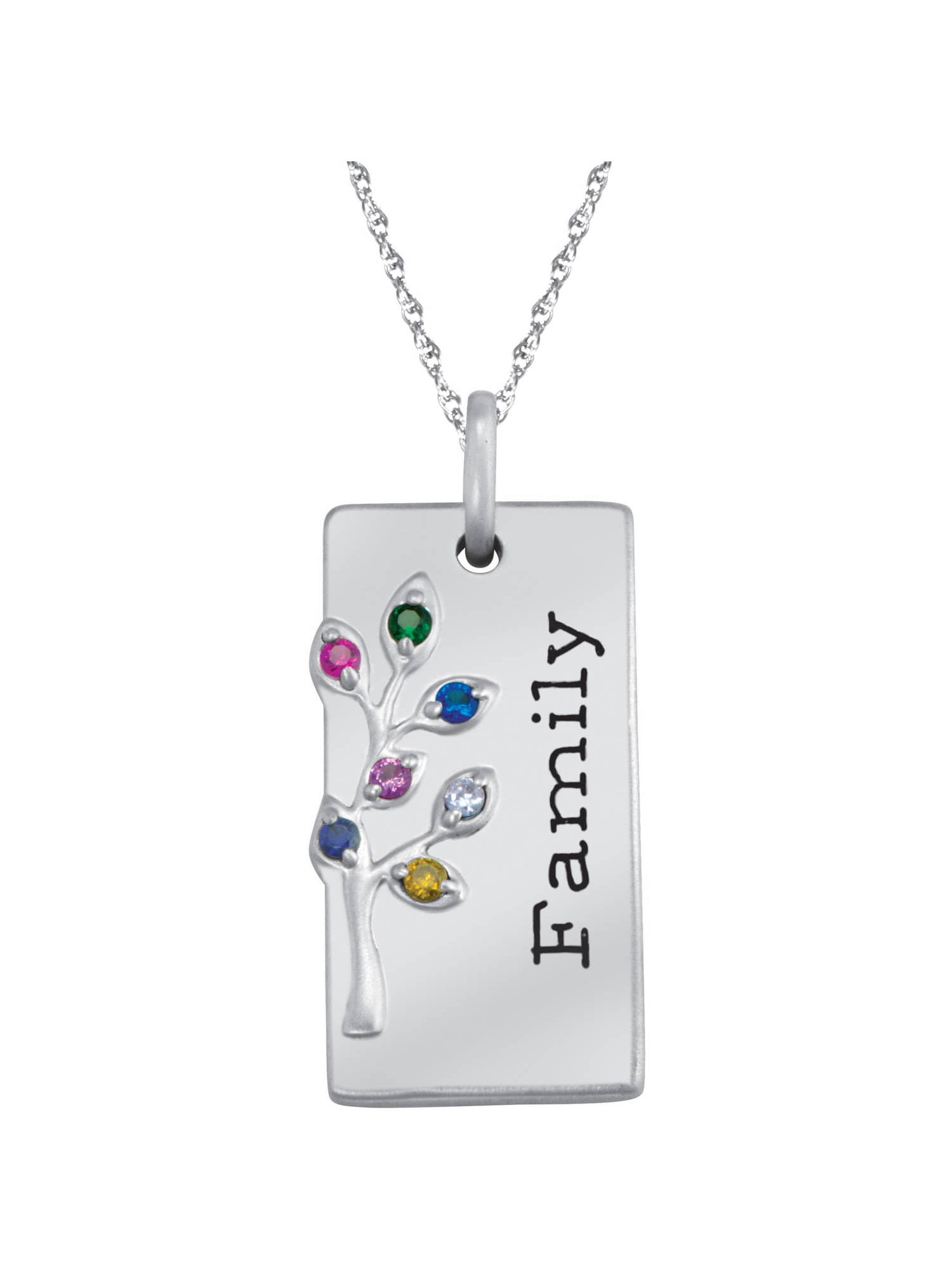 Personalized Family Jewelry Legacy Pendant, 18 available in Sterling ...