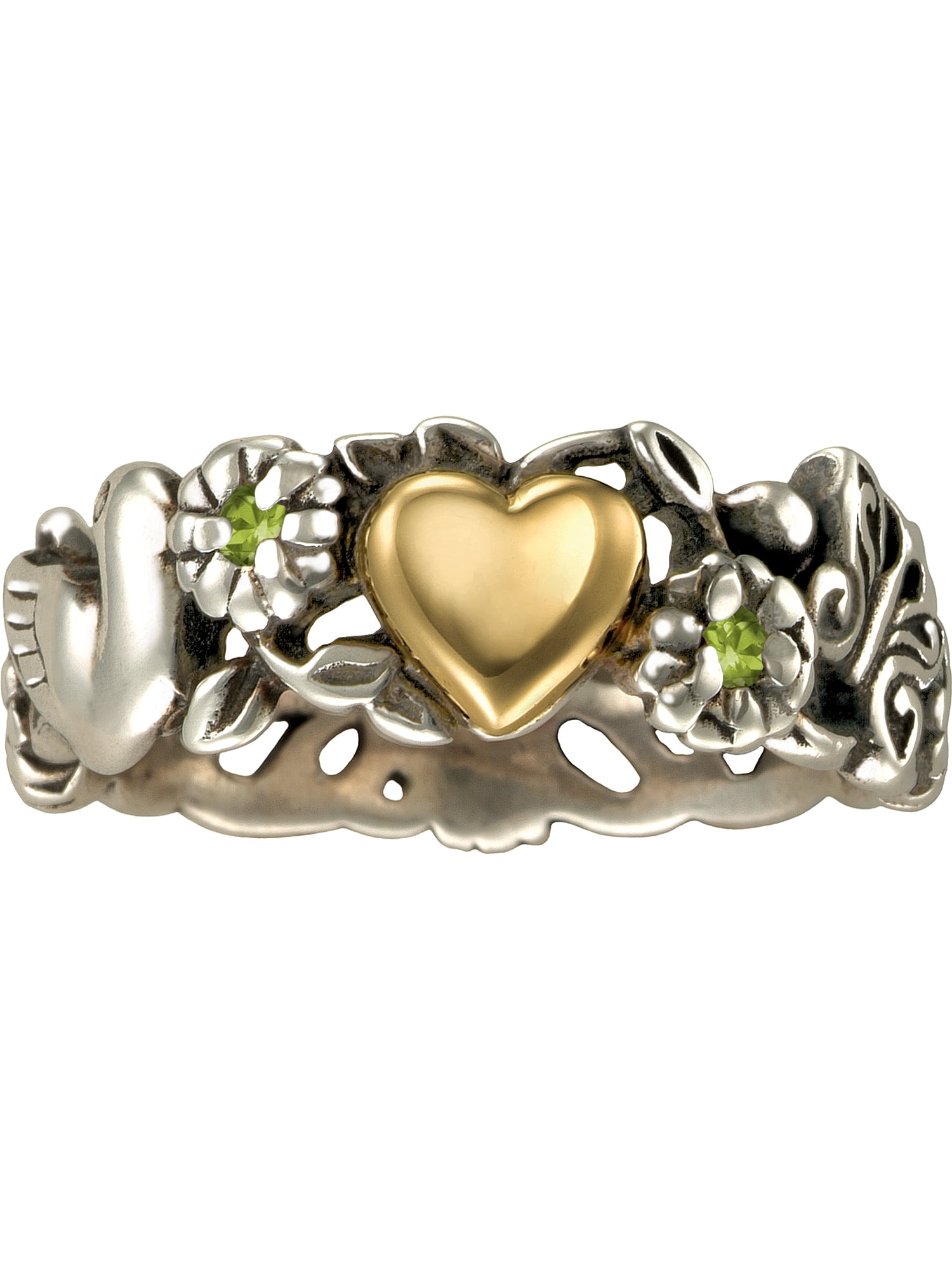 Personalized Family JewelryáTree of Life Ring in Sterling Silver with ...