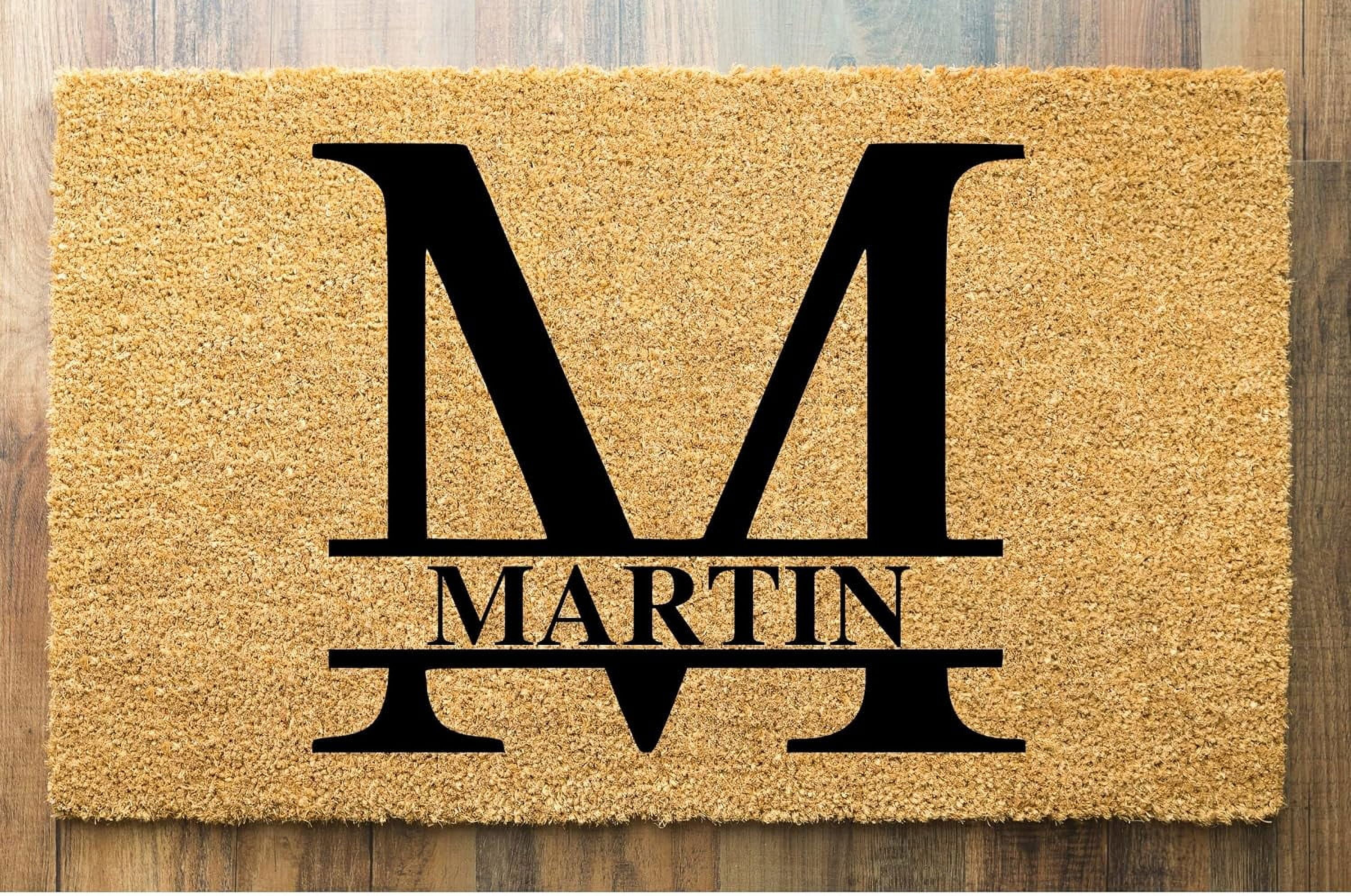Personalized Family Name Doormat, Custom Last Name Mat, Personalized ...