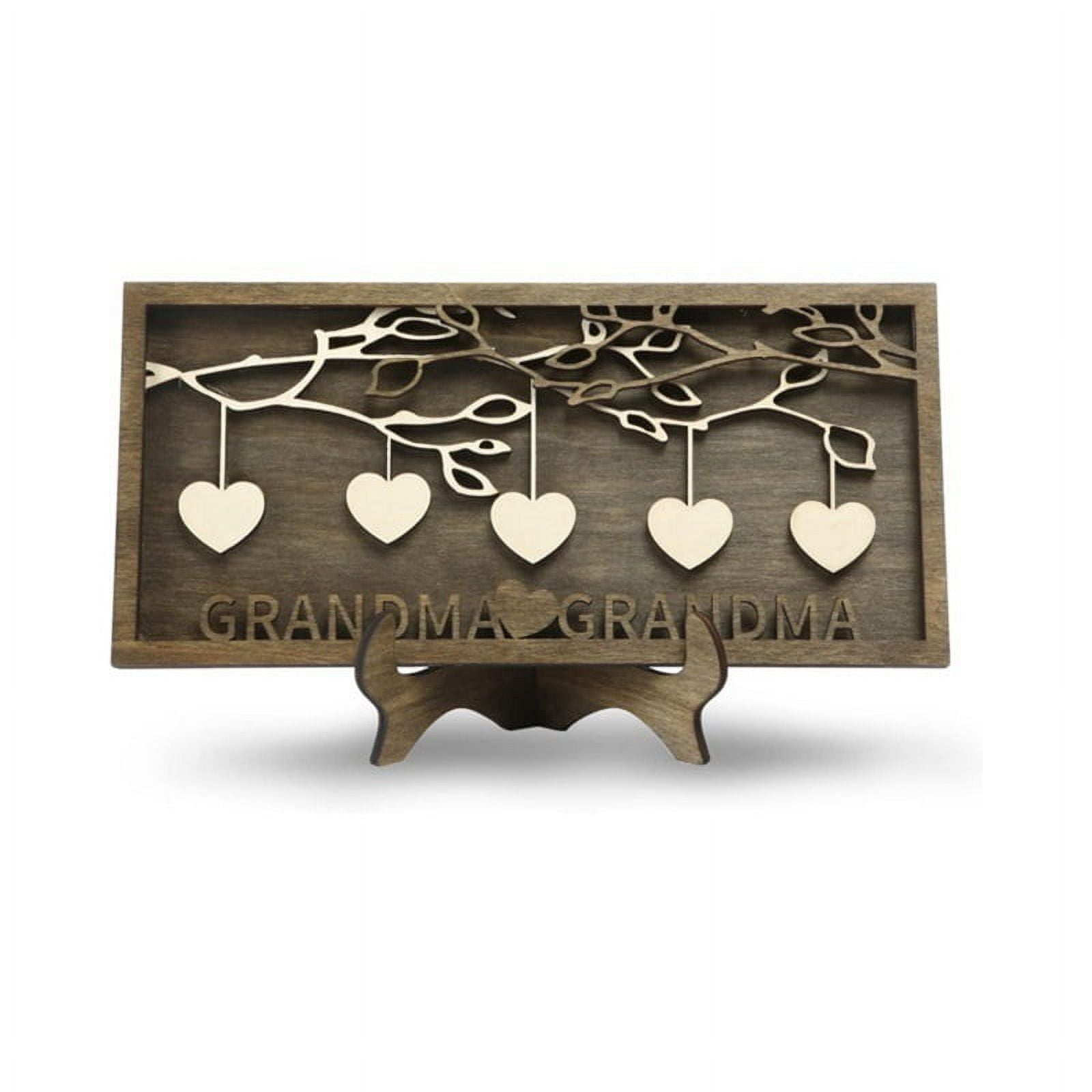 Personalized Family Sign for Mom Custom Wooden Tree Frame Engraved Wood ...