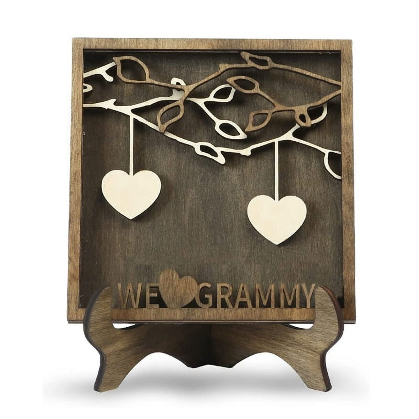 Personalized Family Sign for Mom Custom Wooden Tree Frame Engraved Wood ...
