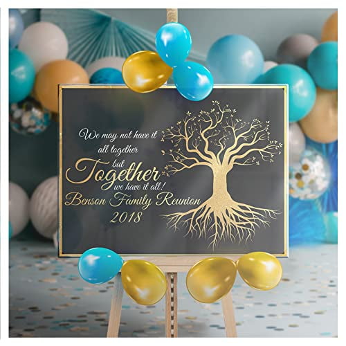 Personalized Family Tree for Reunion Decorations - Family Reunion ...