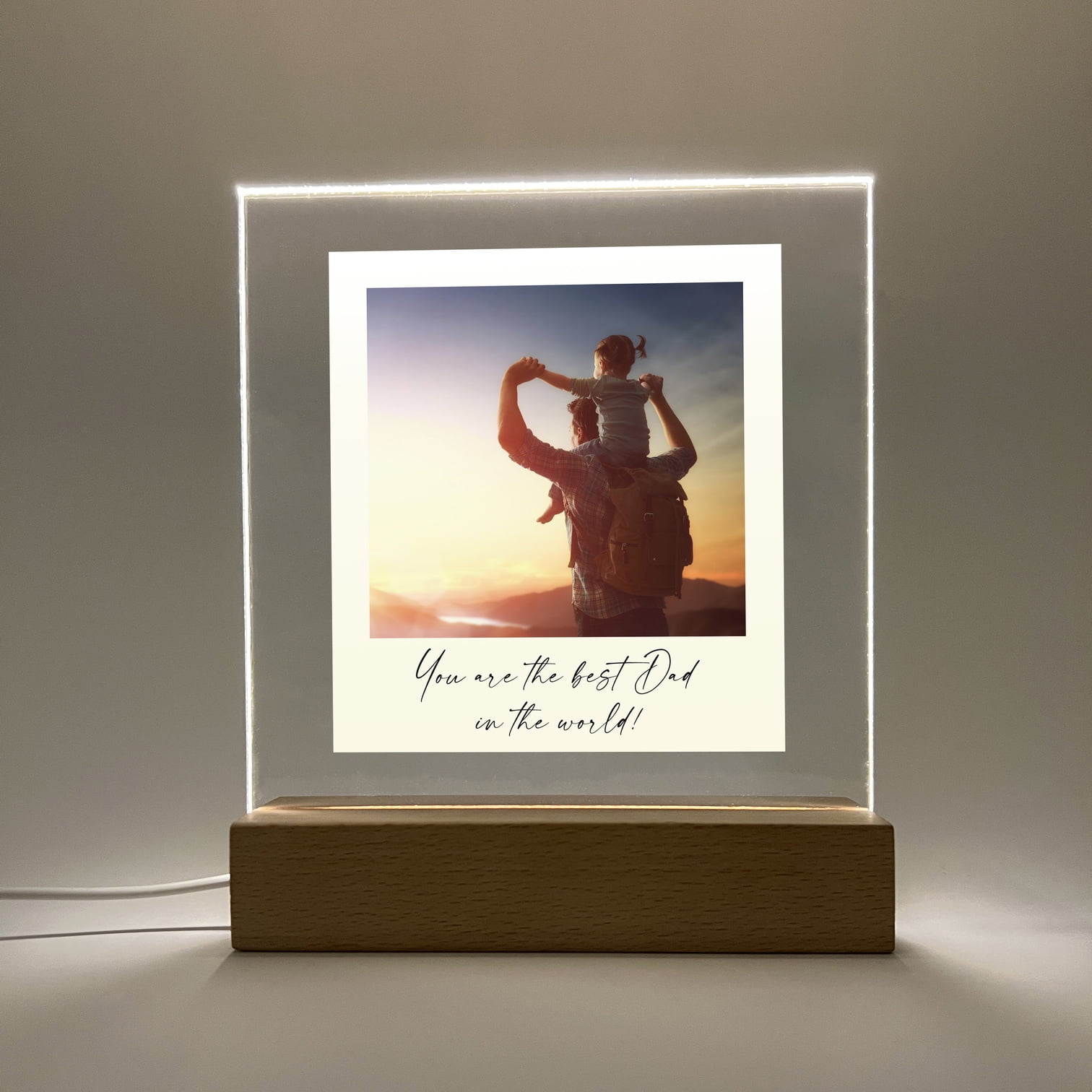 Personalized Father's Day Gift, Custom Picture Frame, Father Daughter ...