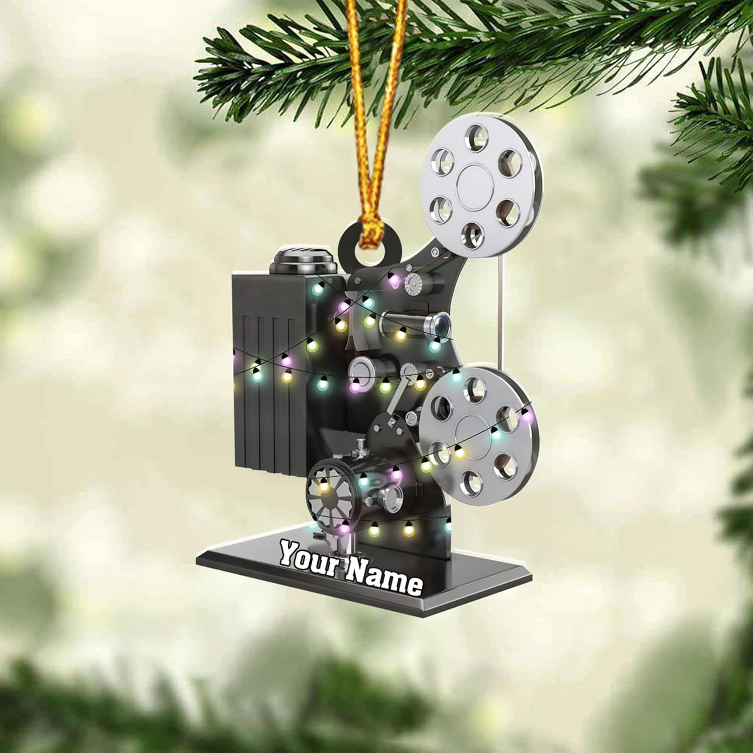 Personalized Film Clapboard Ornament Movie Clapper Christmas Ornaments ...