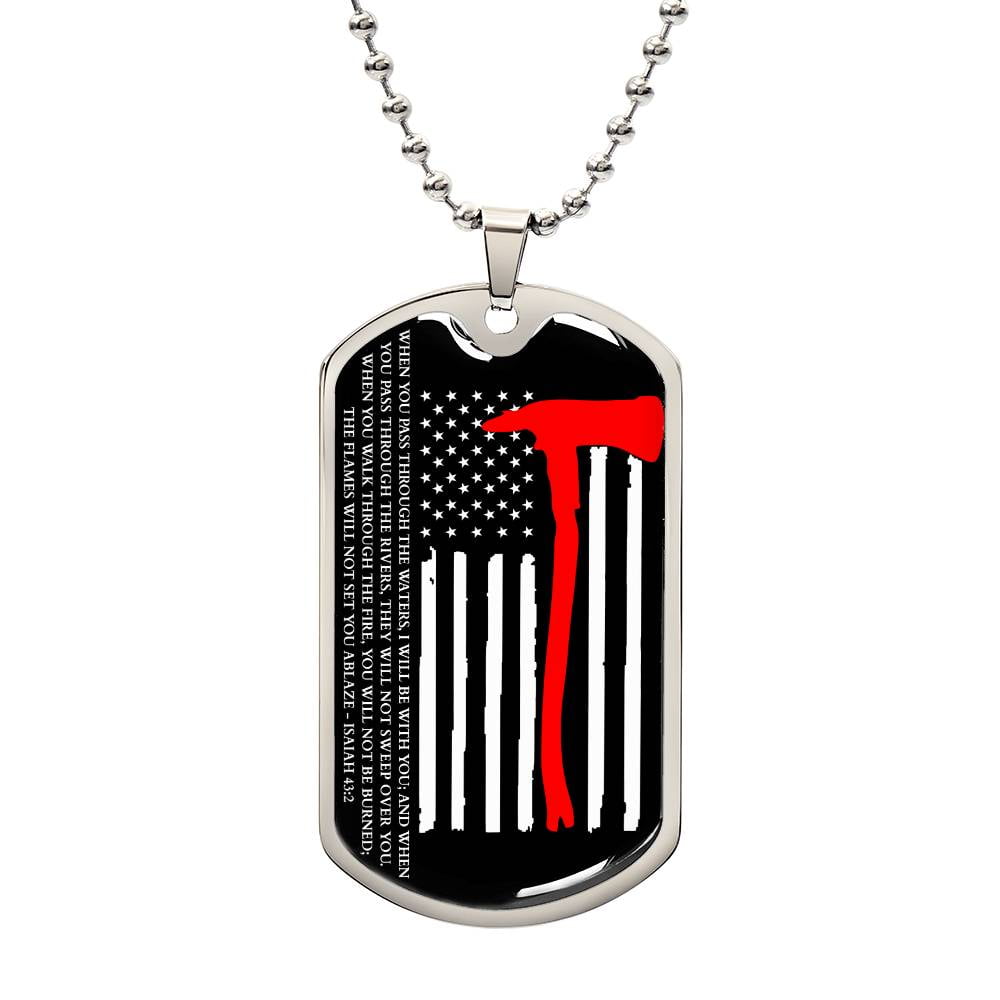 Personalized Firefighter Gift For Him with Axe Stripe, Firefighter Sign ...