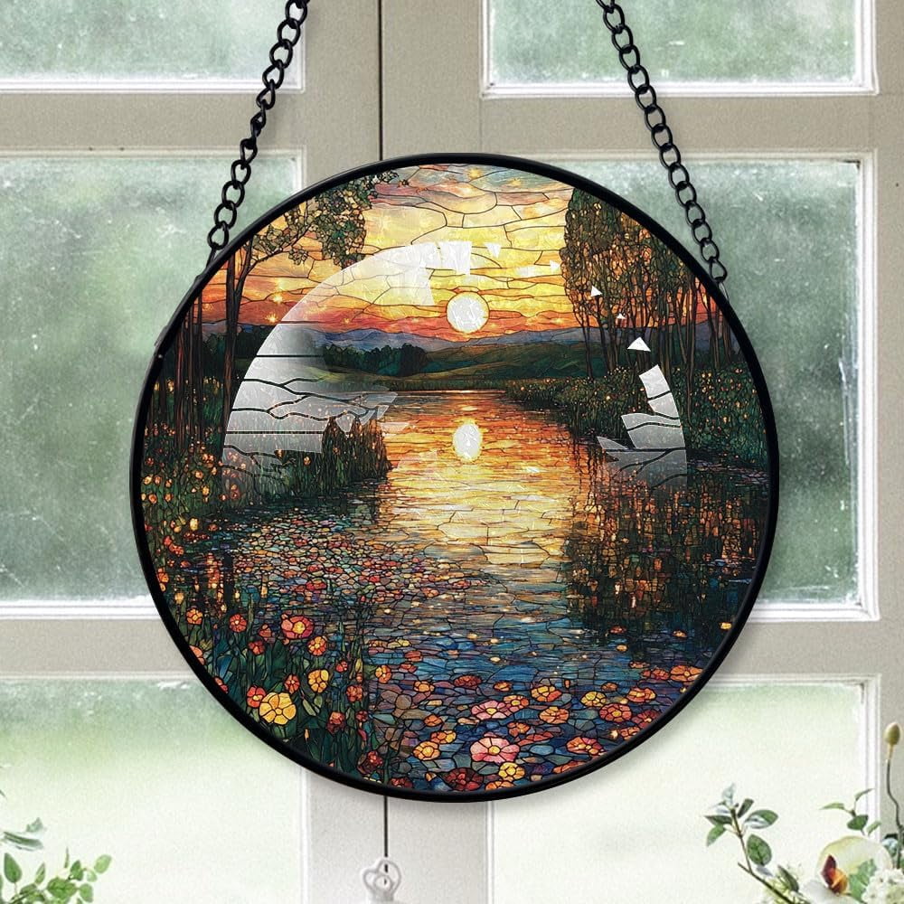 Personalized Fireflies Sky Suncatcher Stained Glass Suncatchers ...