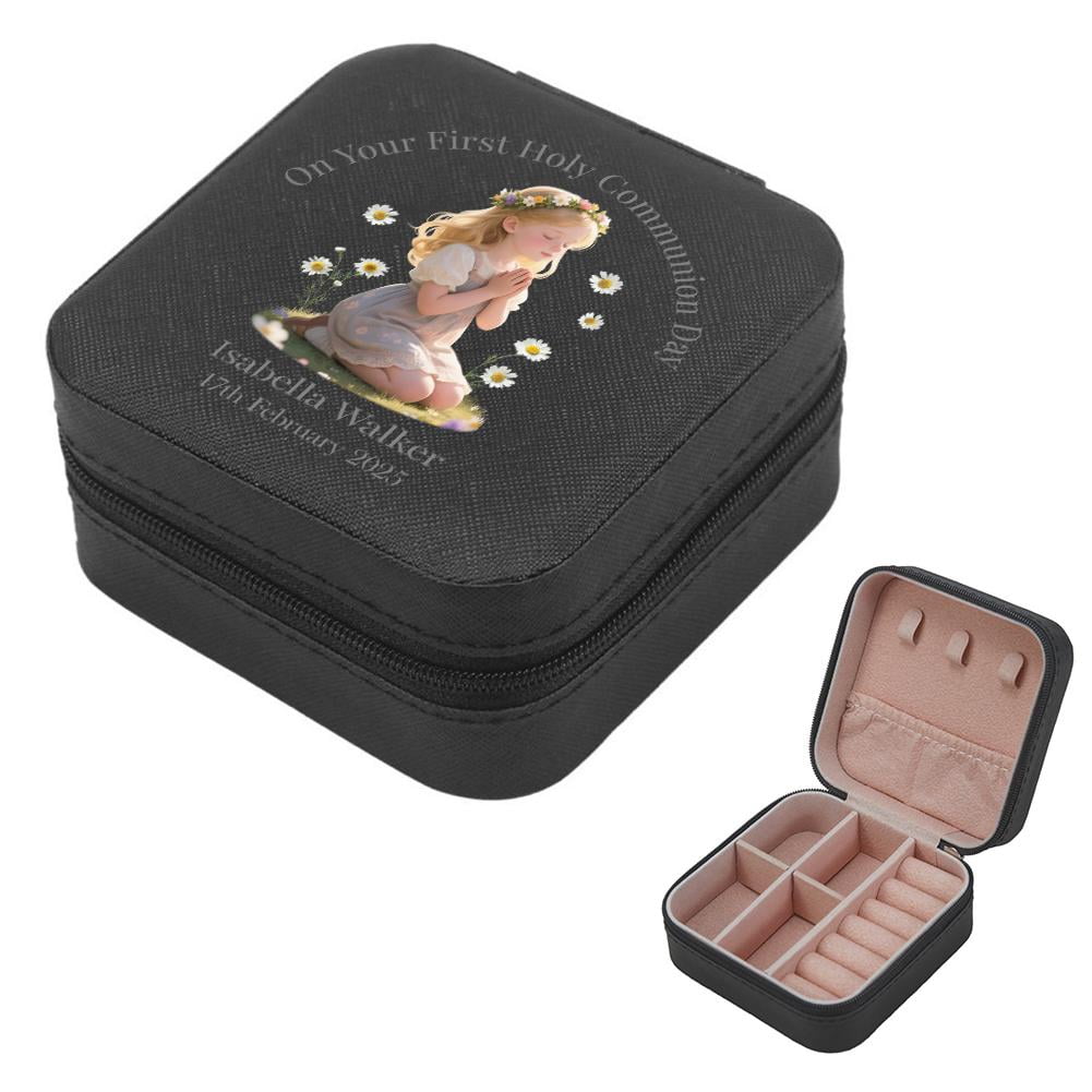 Personalized First Communion Gift for Girls, Custom Jewelry Box with ...