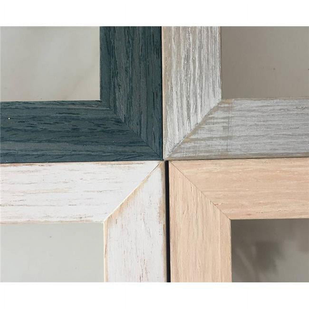 Personalized Float Frame 4-5 Letters, White Wash Frame - Walmart.com