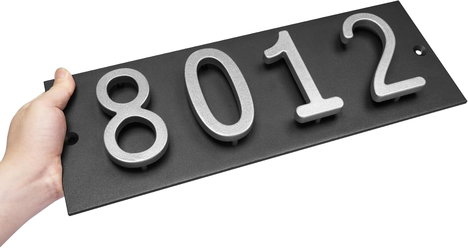 Personalized Floating House Numbers Address Street Sign Plaque in ...