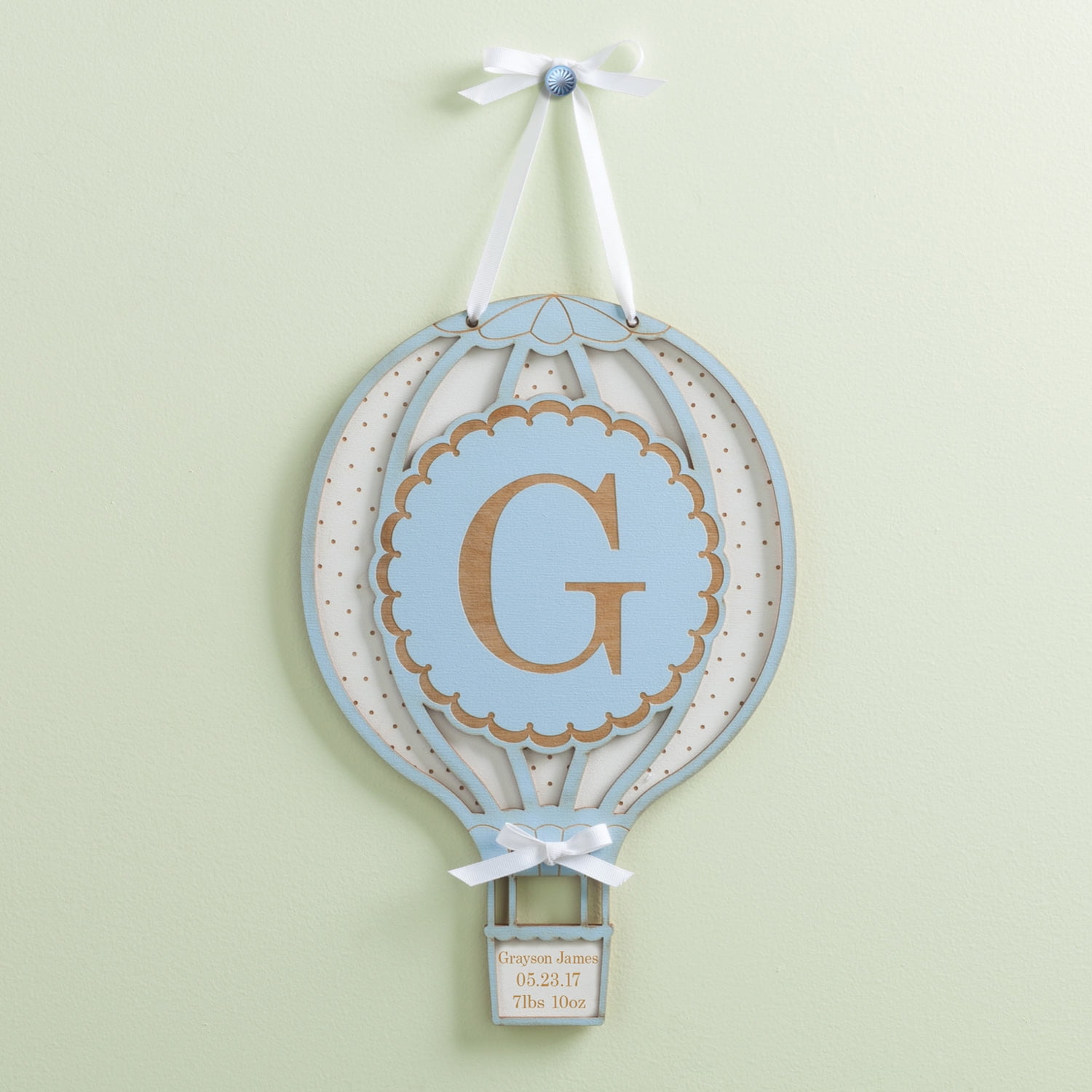 Personalized For Him Wood Hot Air Balloon - Walmart.com