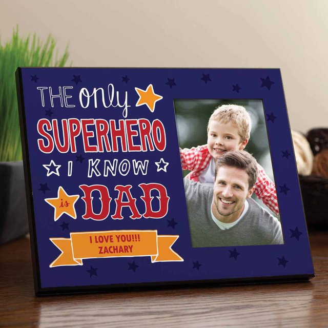 Personalized Frame - Superhero Dad - Walmart.com