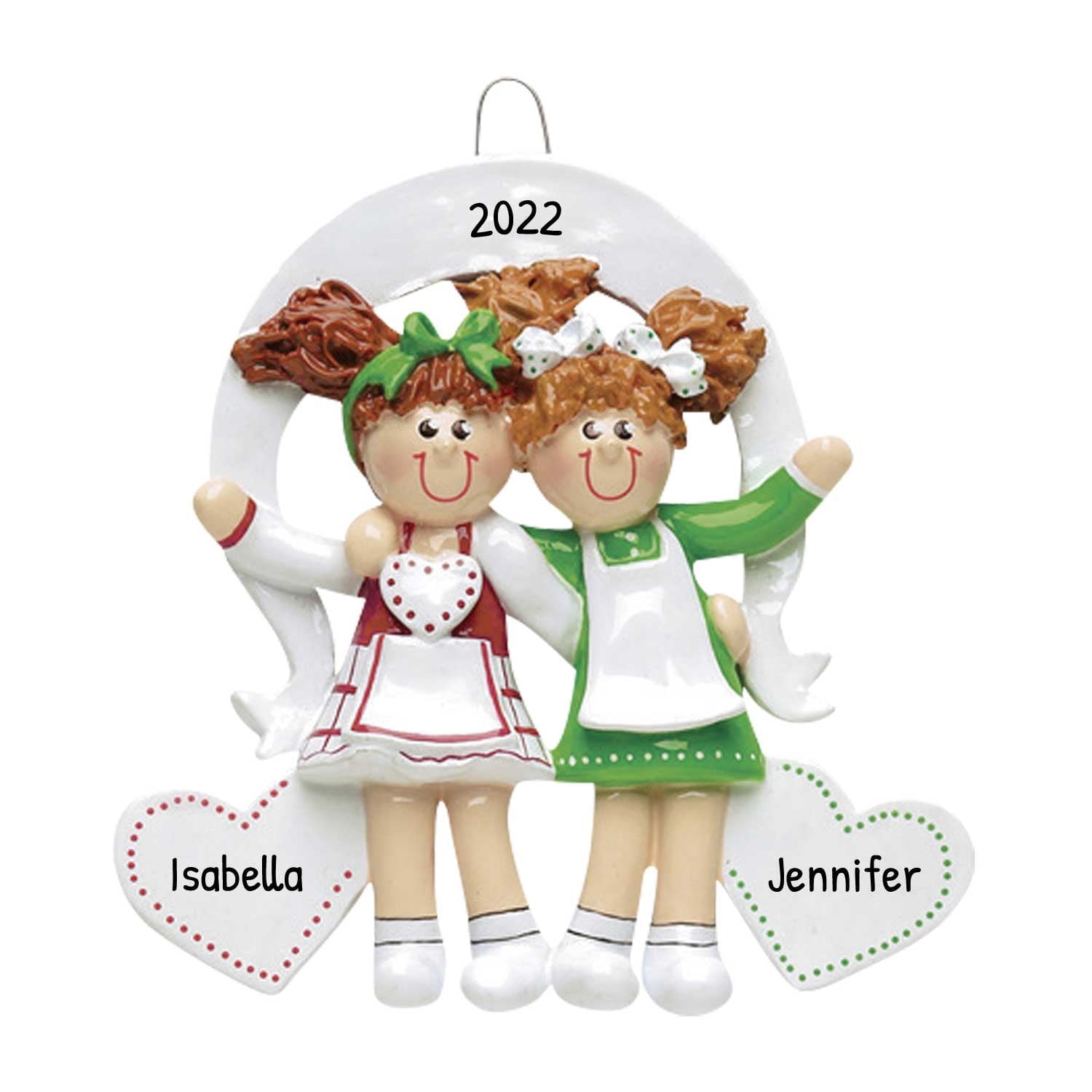 Personalized Friendship Christmas Ornaments 2024 - Besties Ornament ...