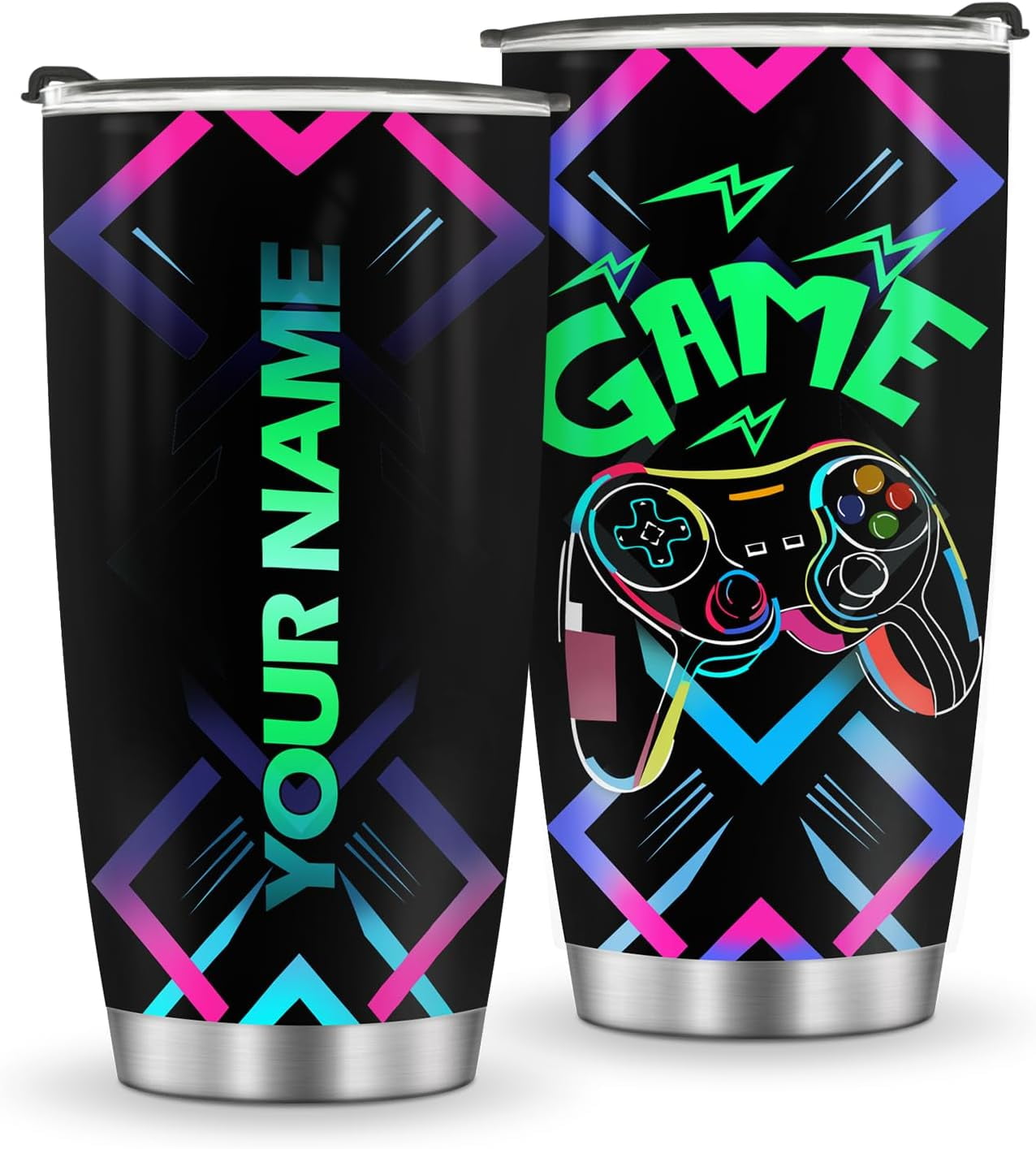 Personalized Gamer Tumbler Gifts, Video Gamer Gifts Ideas for Men Teen ...