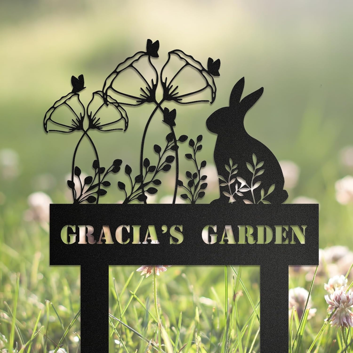 Personalized Garden Signs Custom Garden Sign for Outside Gardening ...