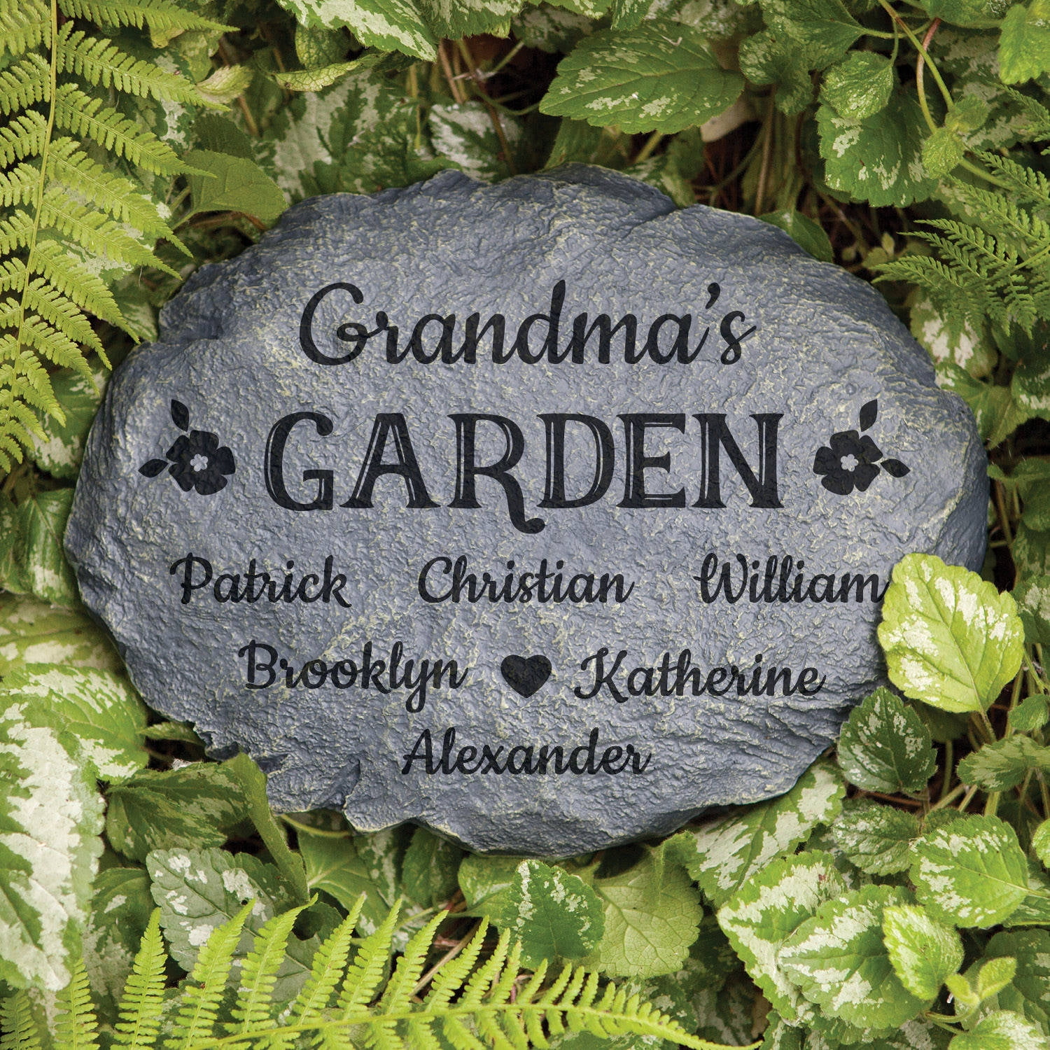 Garden Personalized Garden Stone - Customizable Gift for Her - Walmart.com