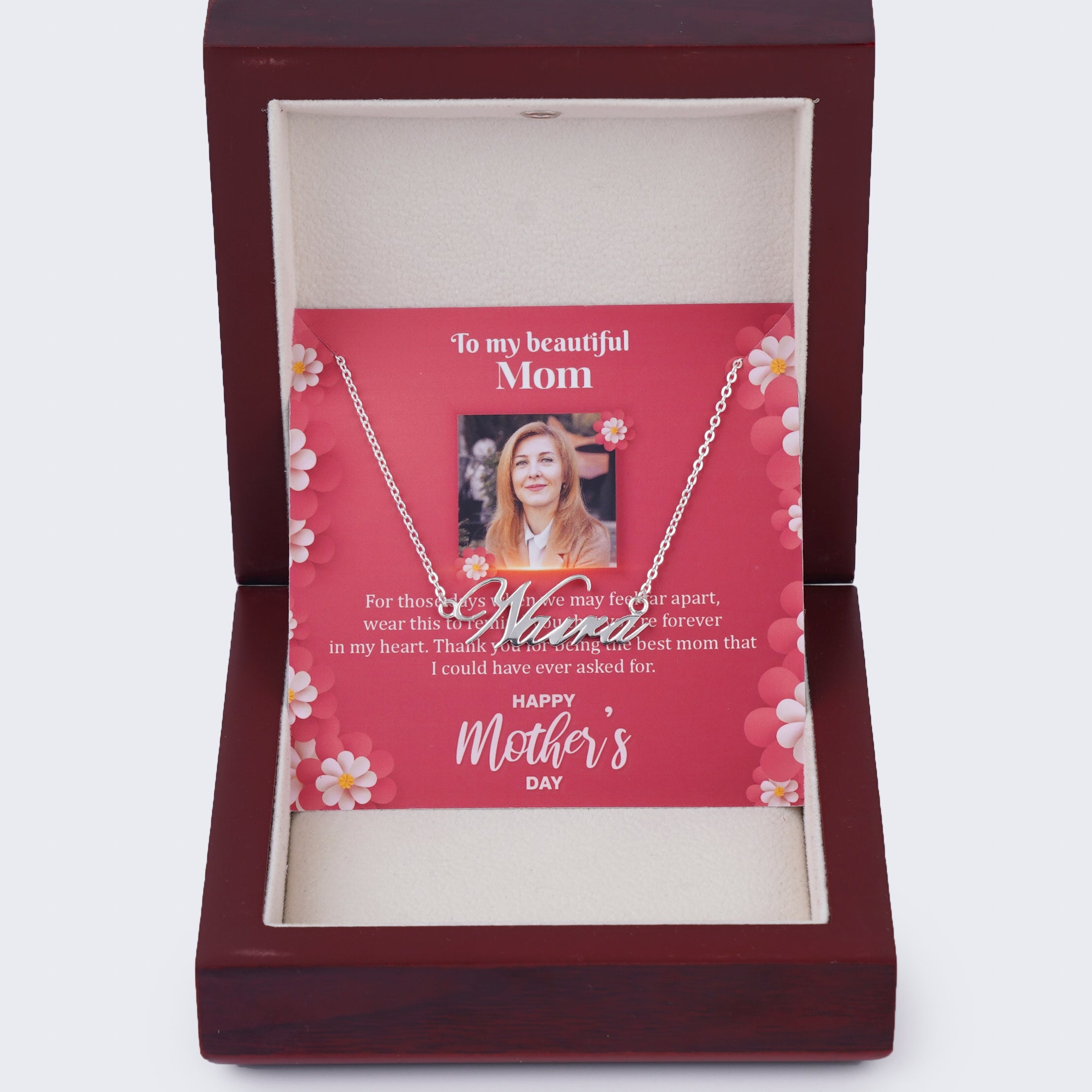 Personalized Gift For Mom - Personalized Helinda Rook Name Necklace ...